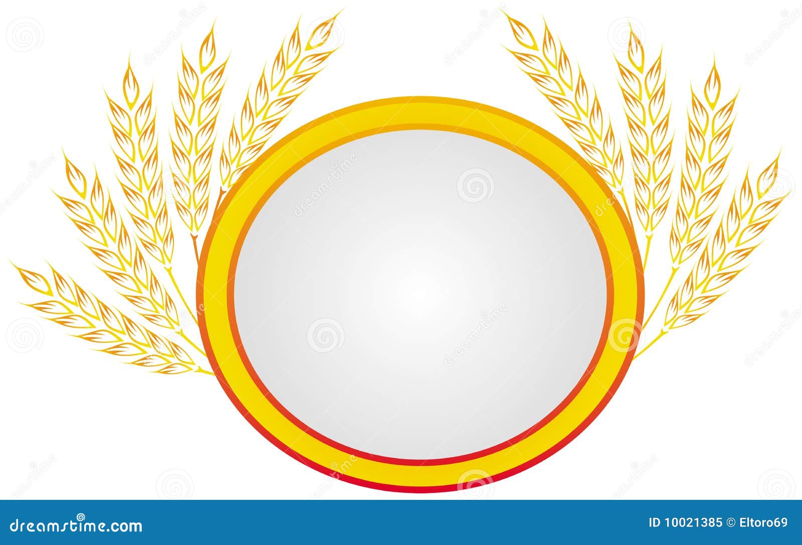 Spike With Circle Shield Cartoon Vector | CartoonDealer.com #10021385