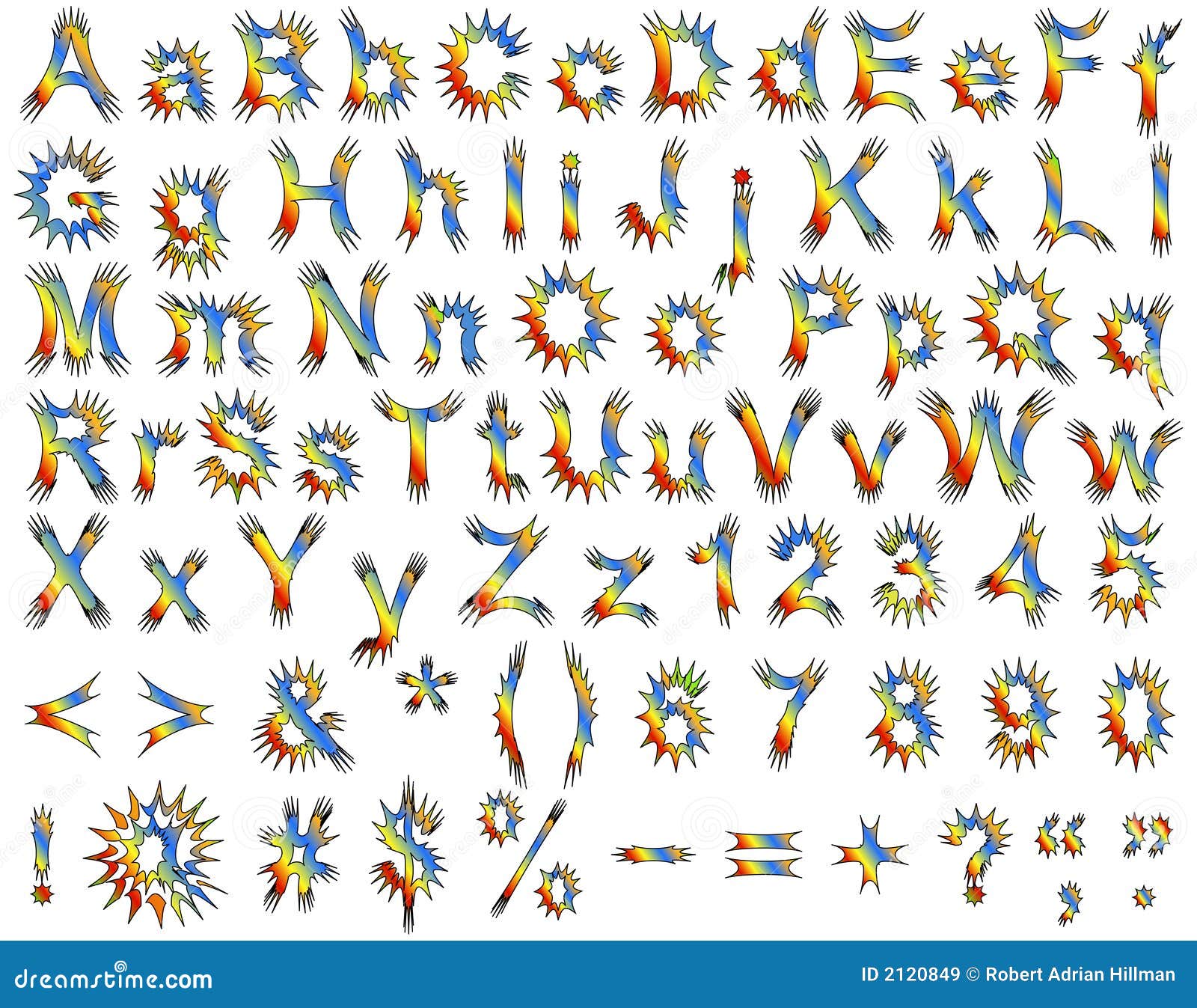 Spike Font Stock Illustrations – 835 Spike Font Stock Illustrations ...