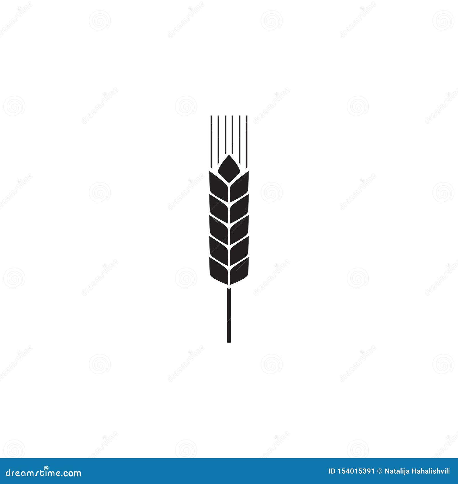 Spike icon. sign on white stock vector. Illustration of black - 154015391