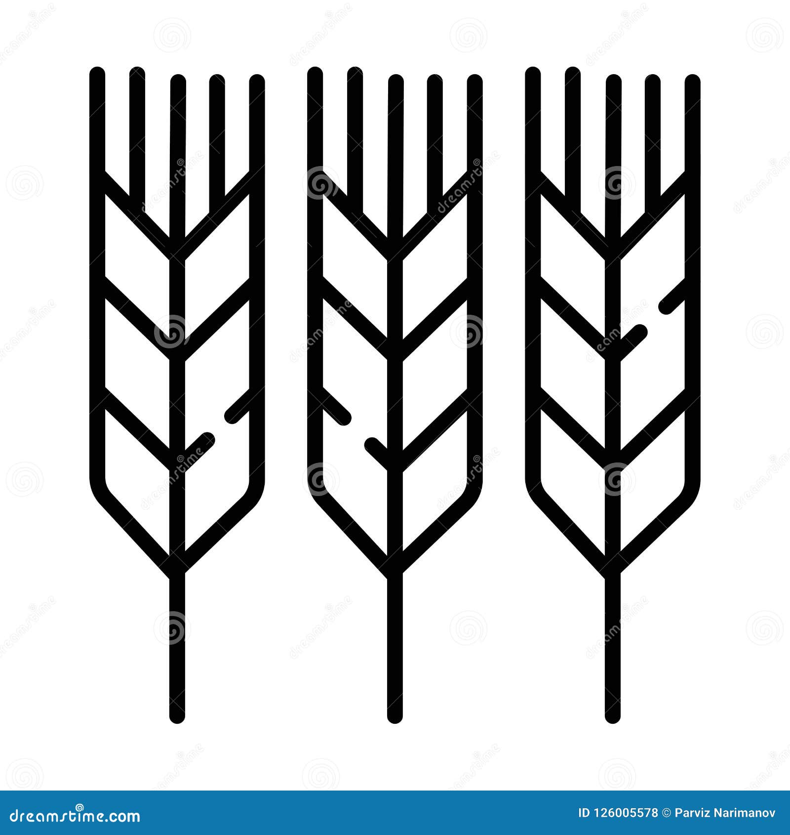 Spike icon vector stock illustration. Illustration of element - 126005578