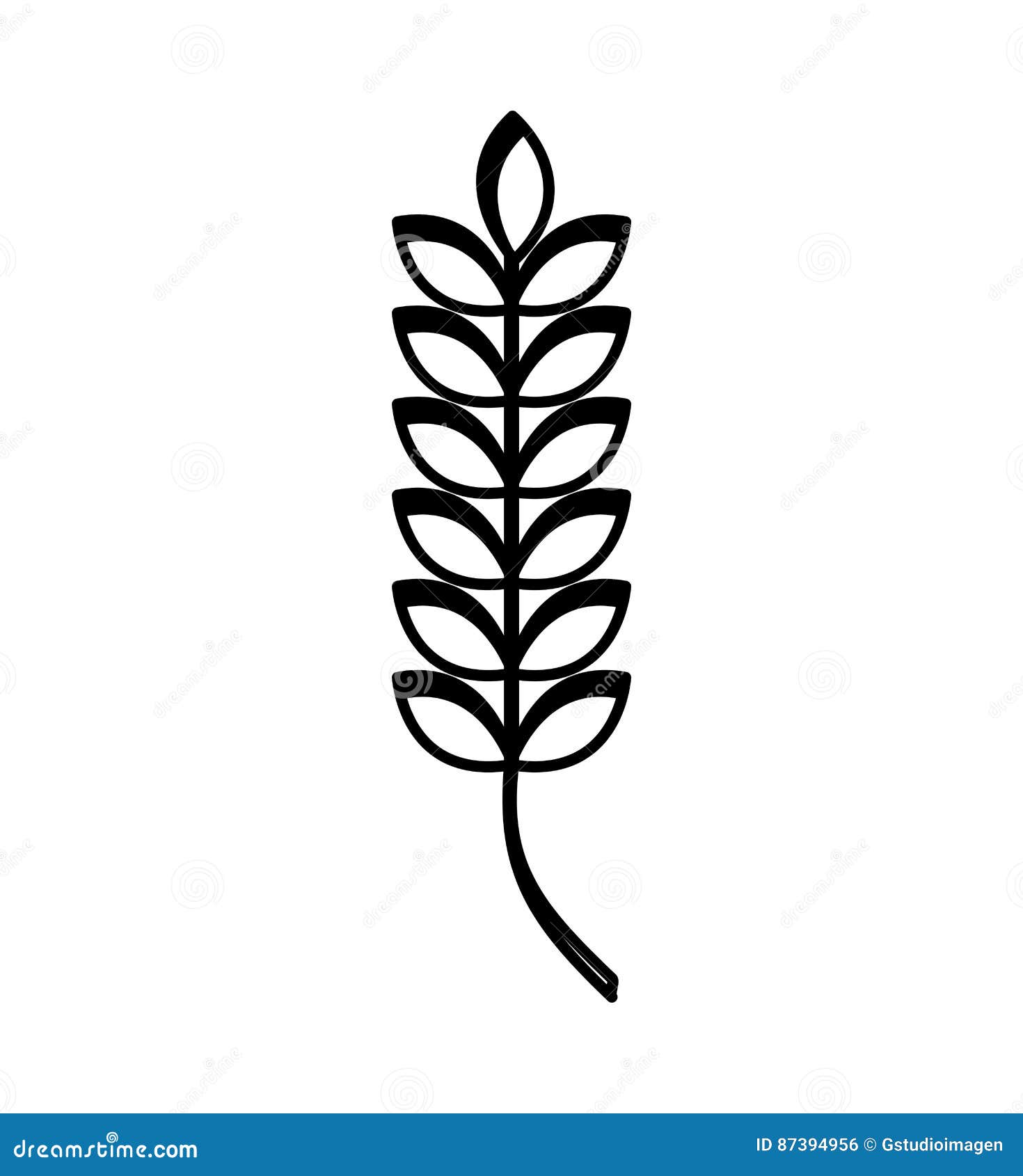 Spike Natural Isolated Icon Stock Vector - Illustration of icon, spike ...