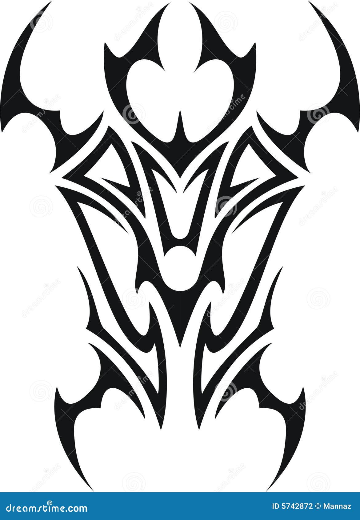 Spiked shape stock illustration. Illustration of silhouette - 5742872