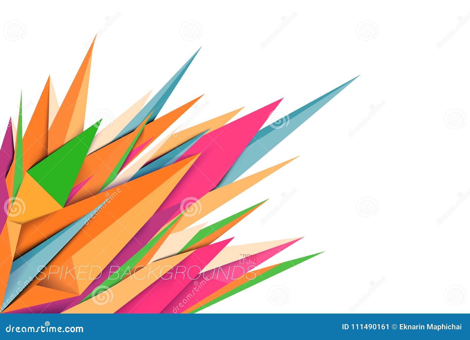 Spiked Shape Colors Backgrounds Stock Vector - Illustration of shape ...