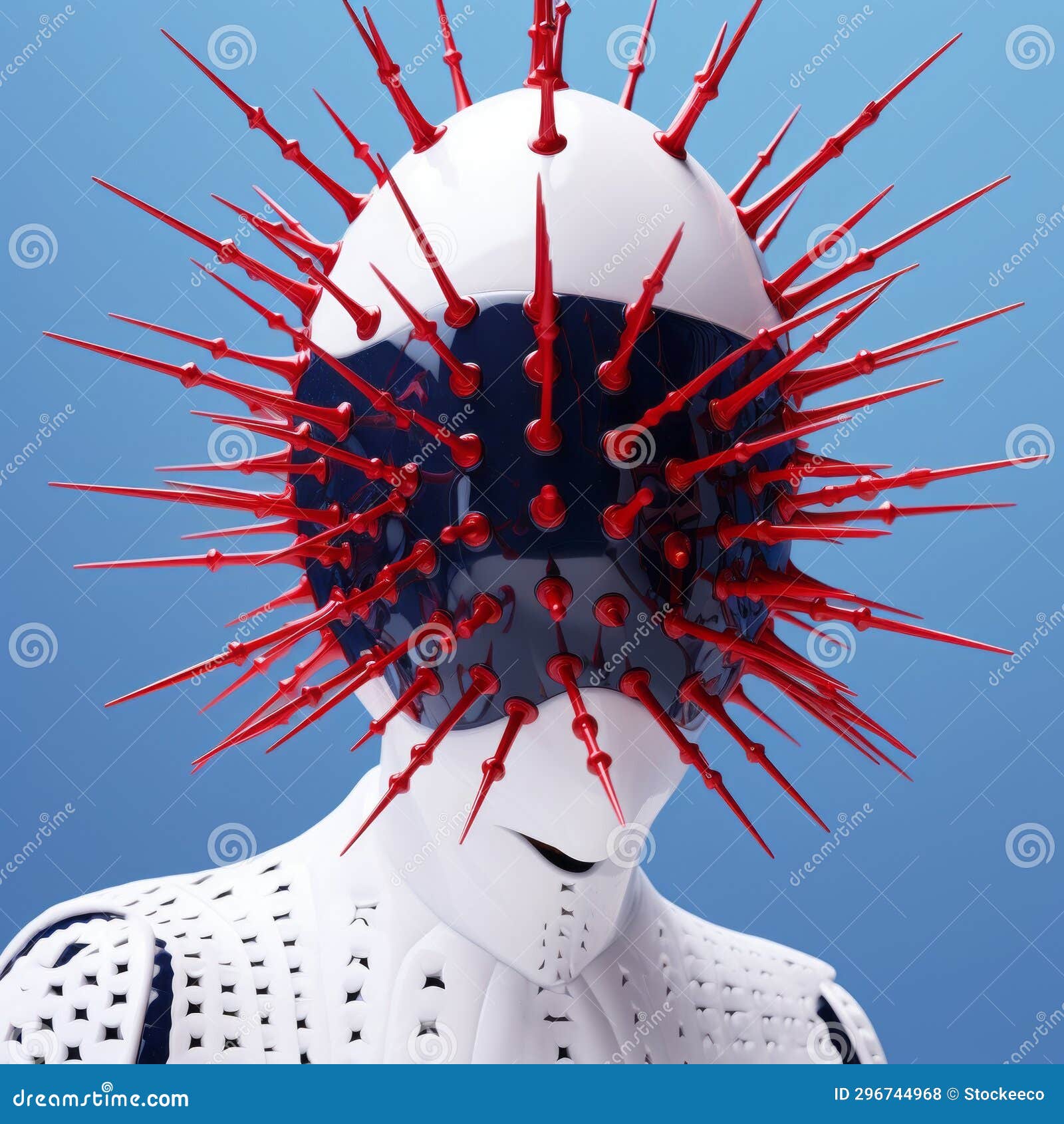 Spikehead Android Intricate Minimalism and Hyperrealistic Marine Life ...