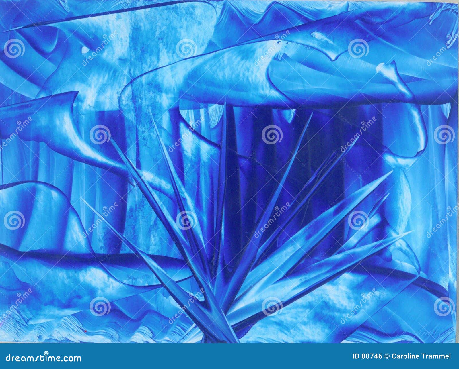 Spikes of Blue stock illustration. Illustration of bouquet - 80746