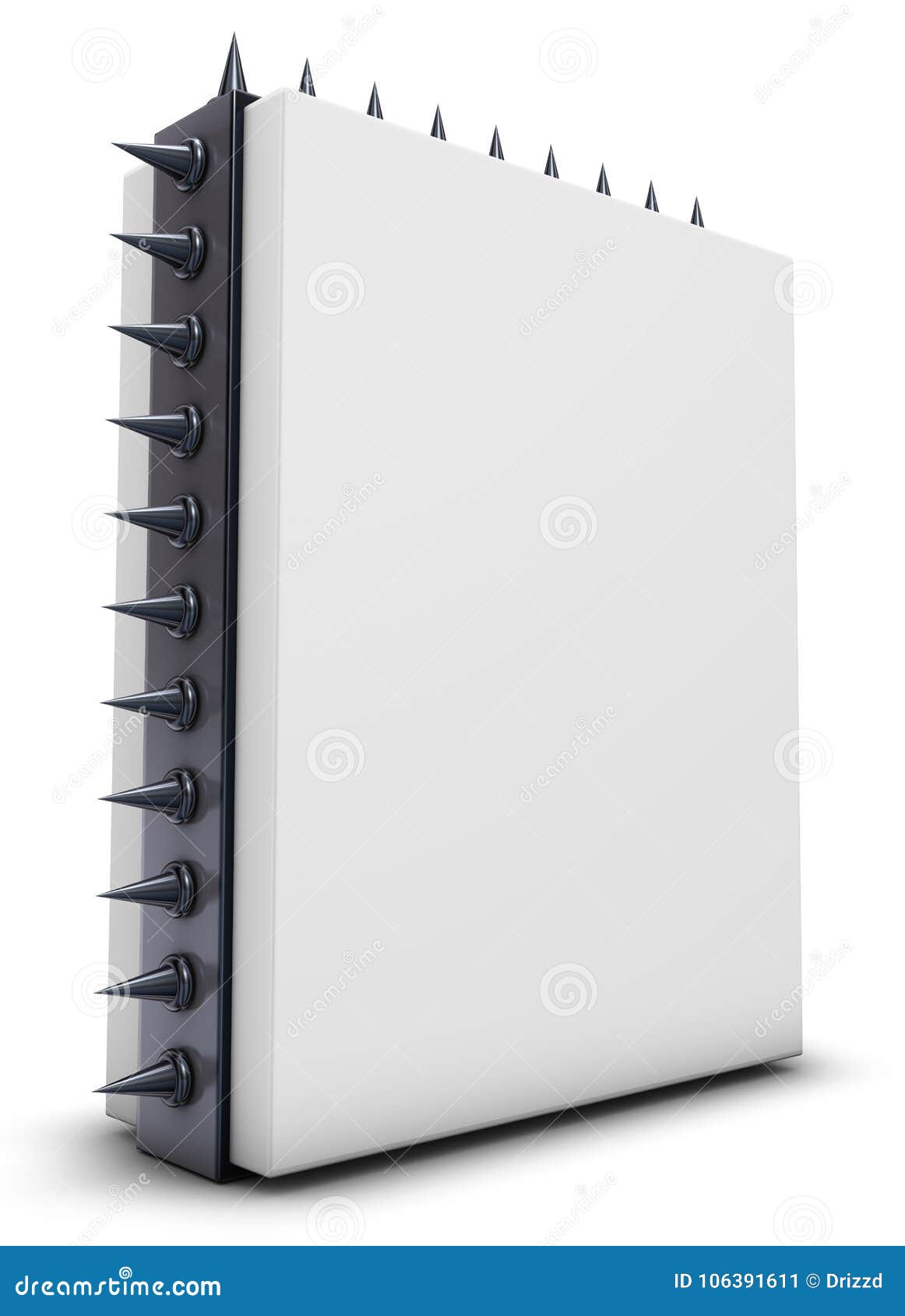 Spikes box stock illustration. Illustration of merchandise - 106391611