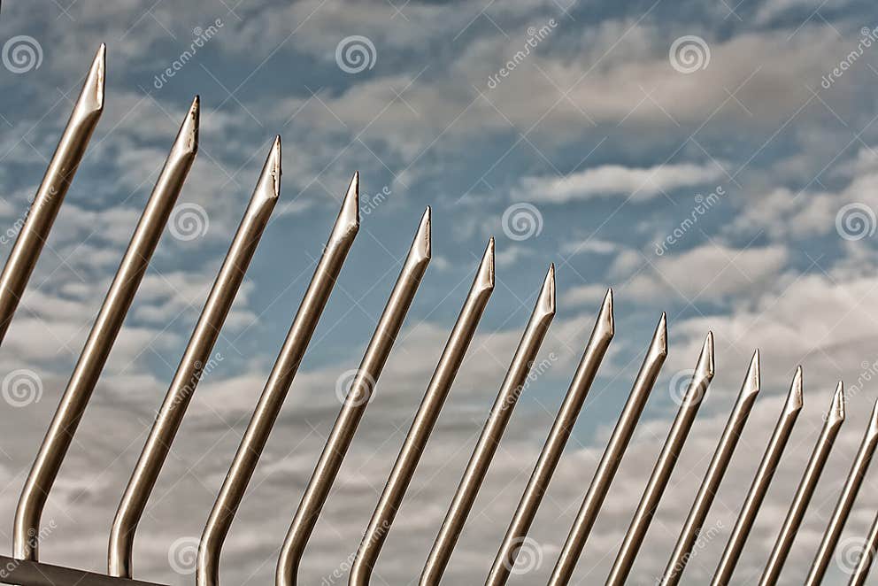 Spikes stock image. Image of spikes, architecture, dangerous - 41300679