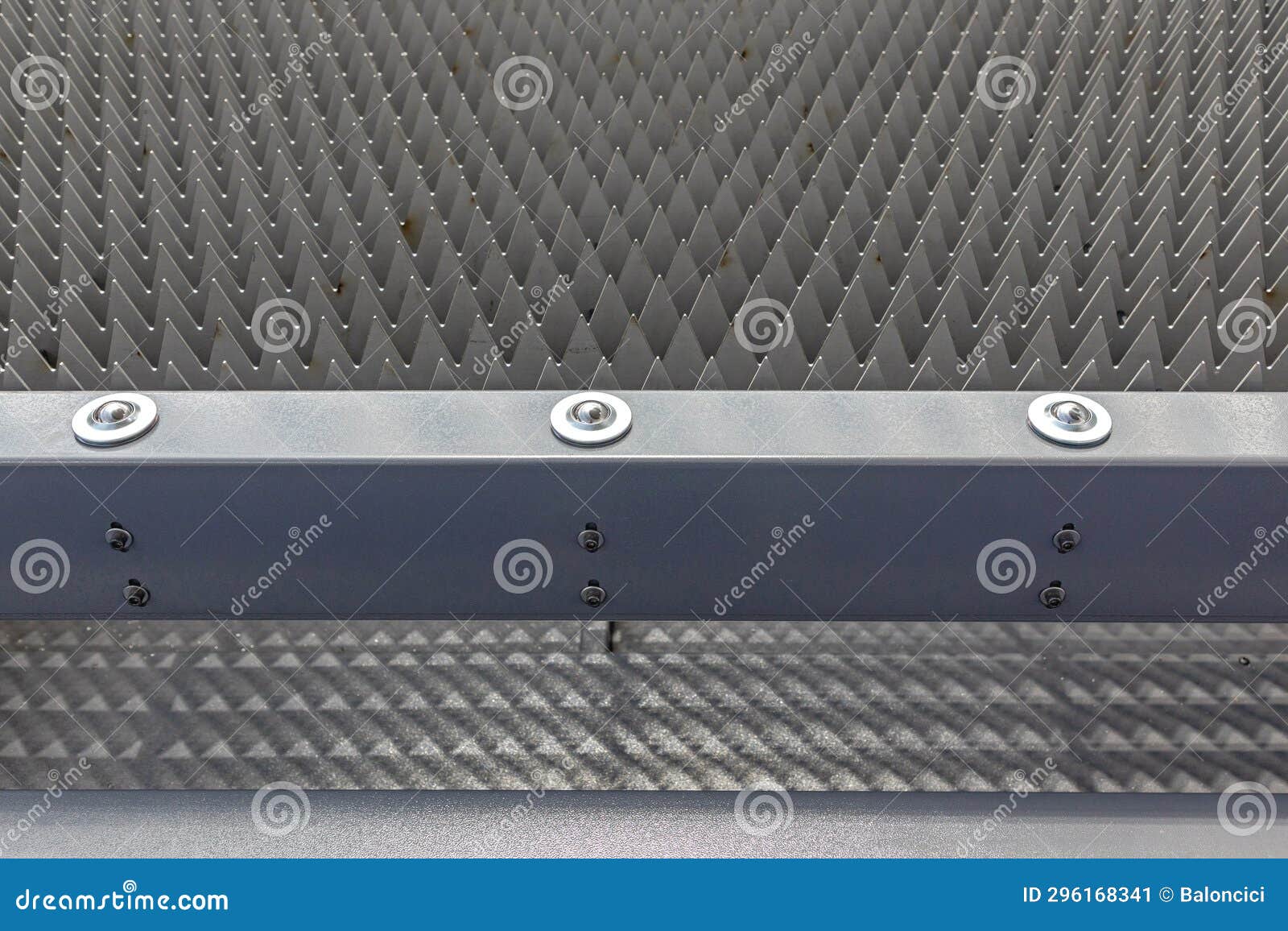 Spikes Metal Workshop stock image. Image of machinery - 296168341