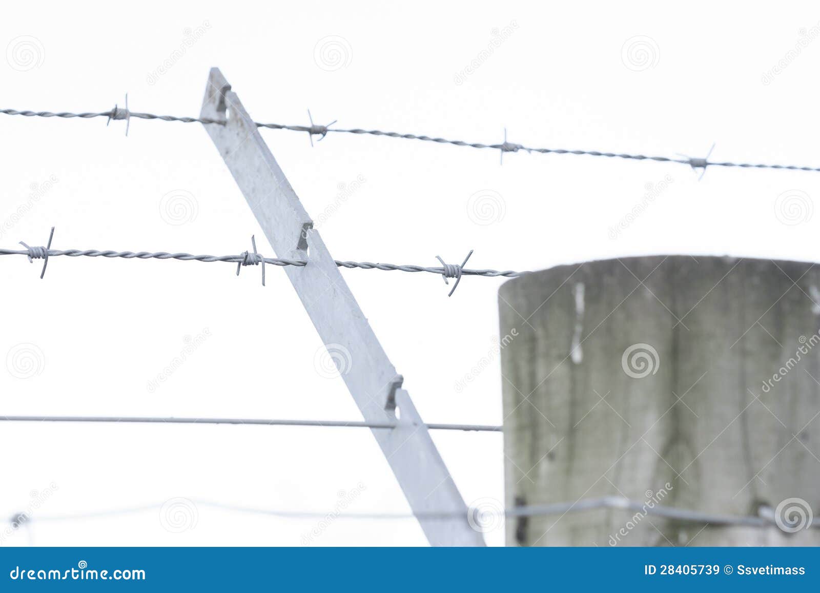 A Spiky Fence Illuminates The Rising Sun. Royalty-Free Stock Photo ...
