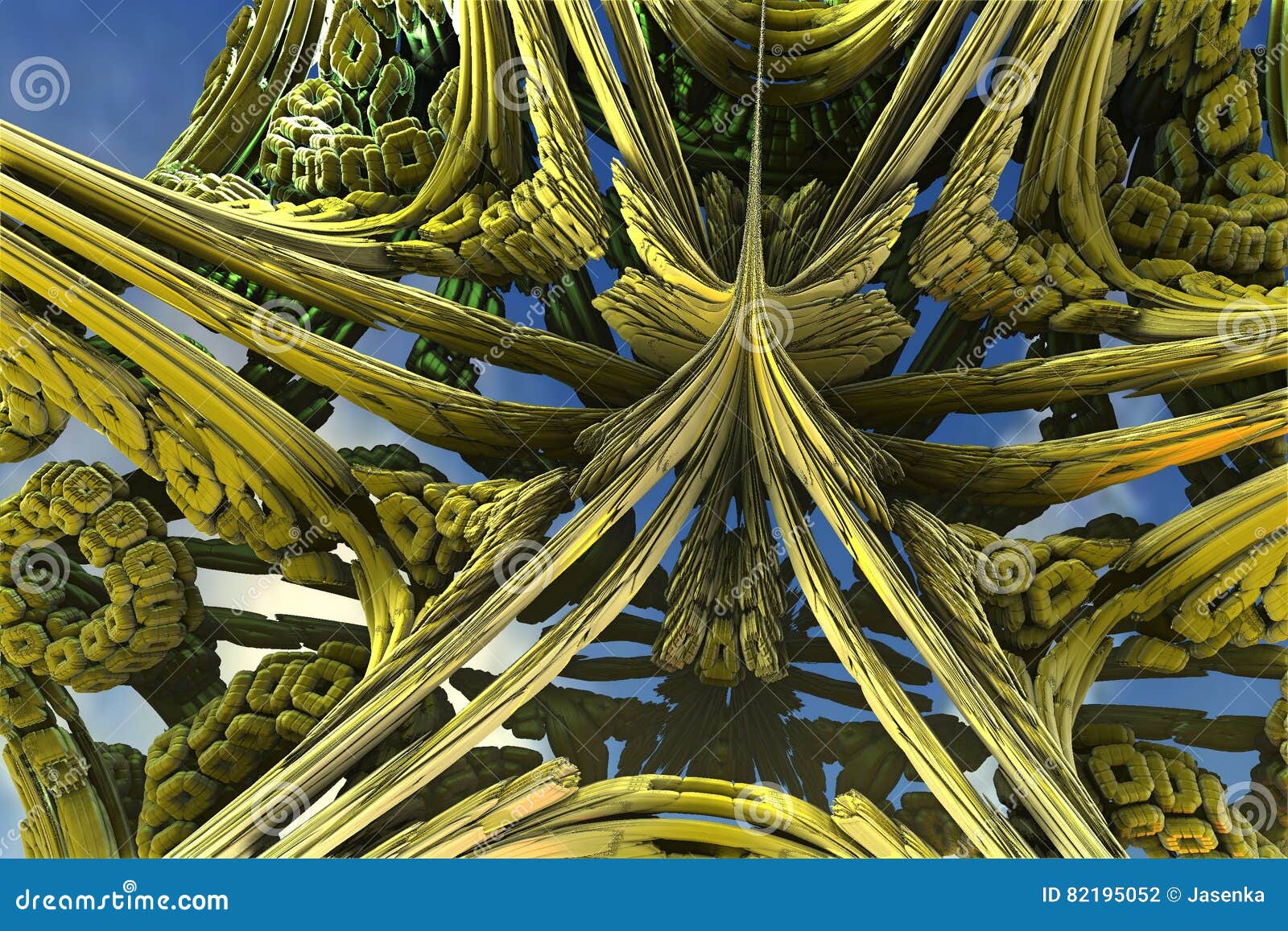 Spiky Green Jello Looking Spore / Microbe / Bacteria Royalty-Free Stock ...