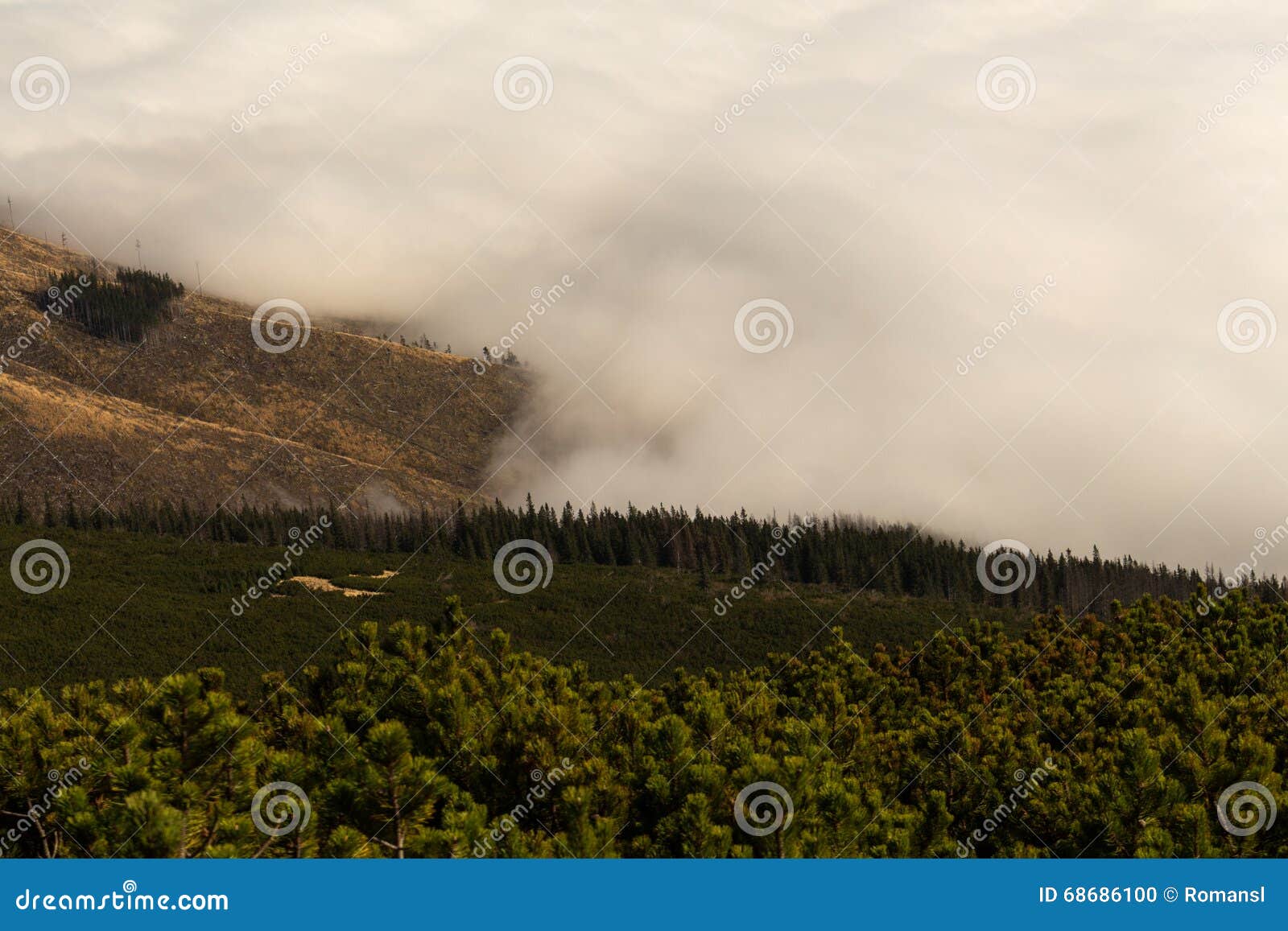 Spiky Peaks of the Mountain Range Stock Photo - Image of highland ...