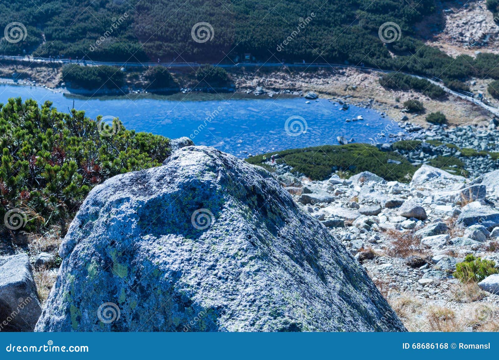 Spiky Peaks of the Mountain Range Stock Photo - Image of hiking ...