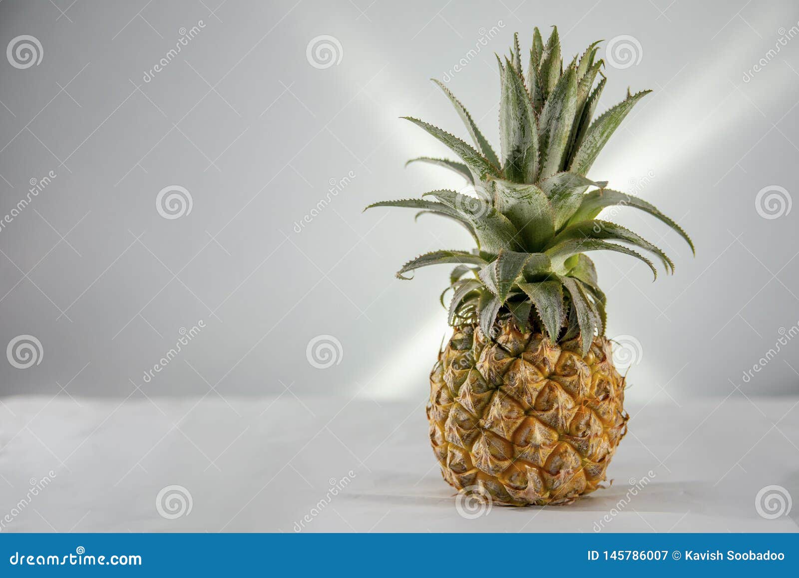 Spiky Pineapple stock image. Image of fruits, commercial - 145786007