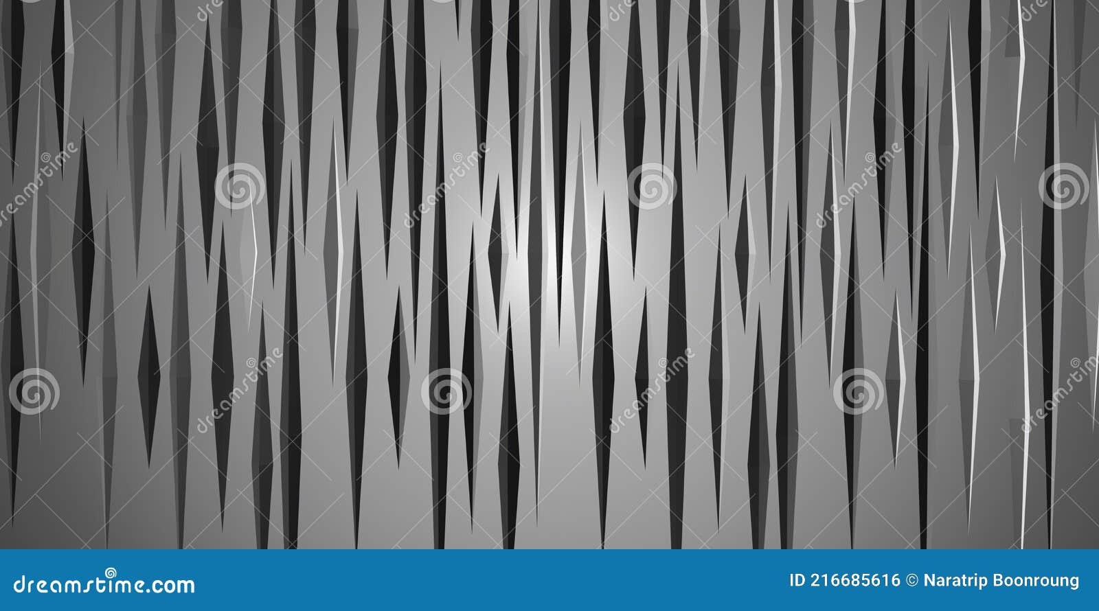 Spiky Triangle Abstract Geometric Background 3d Illustration Stock ...