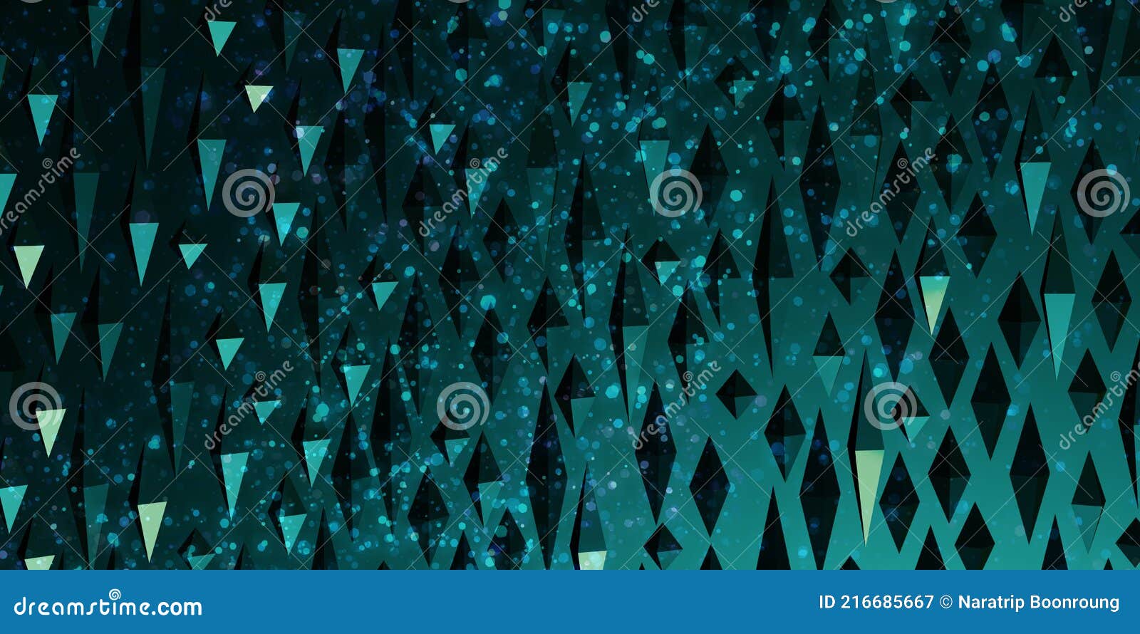 Spiky Triangle Abstract Geometric Background 3d Illustration Stock ...