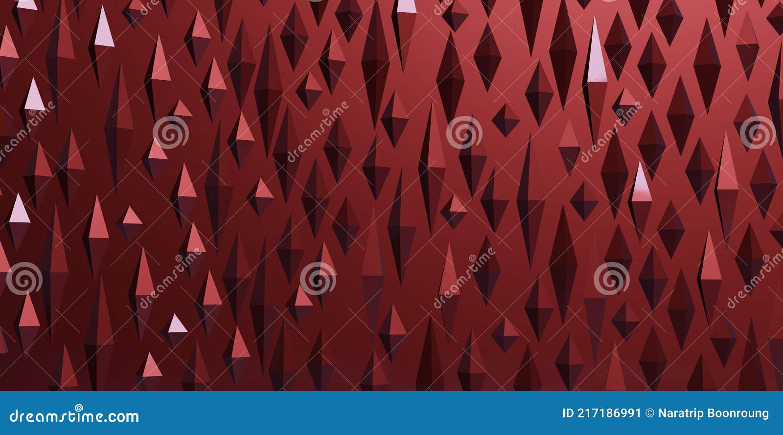 Spiky Triangle Abstract Geometric Background 3d Illustration Stock ...