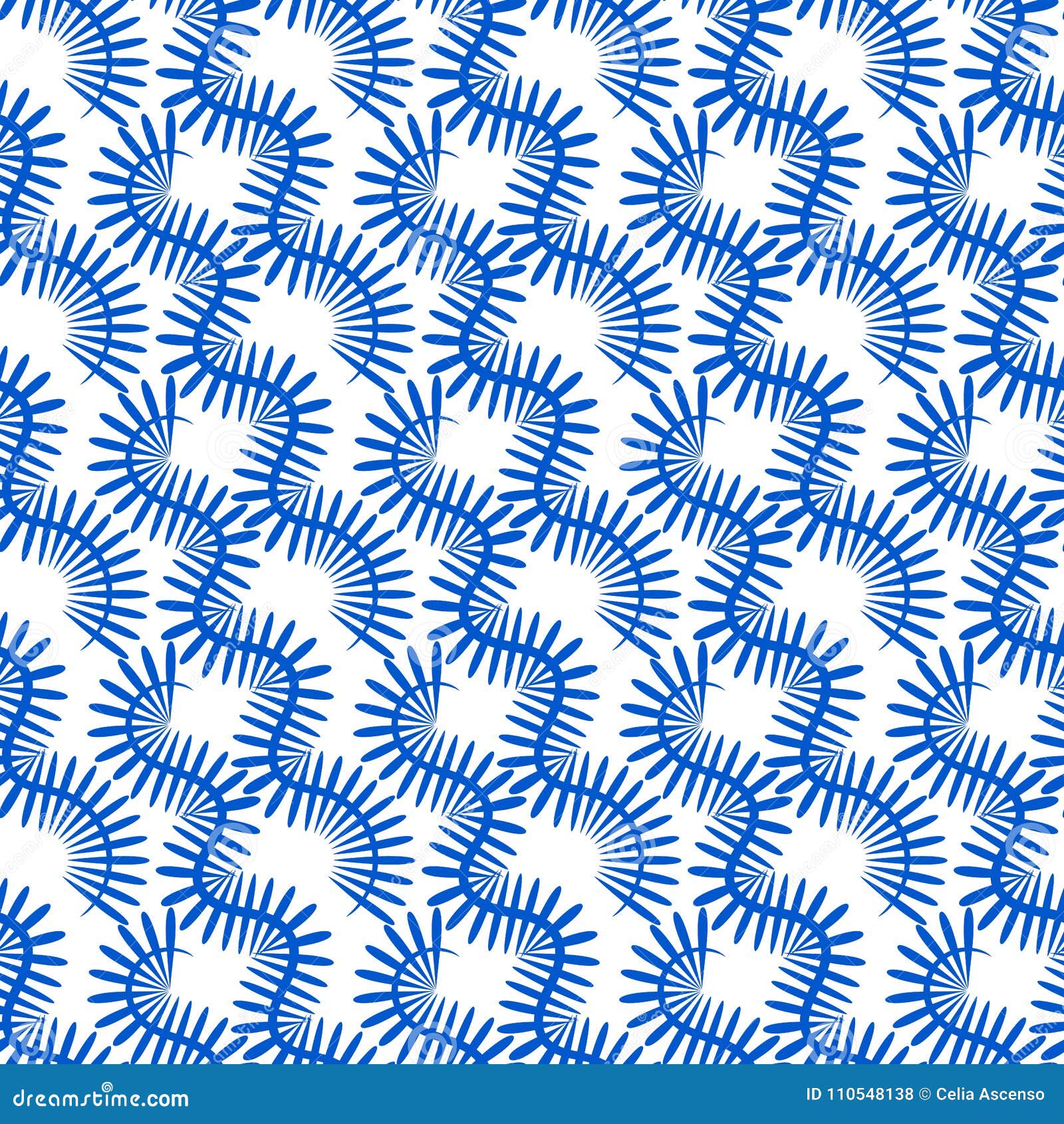 Spiky Waves Seamless Pattern Stock Illustration - Illustration of ...