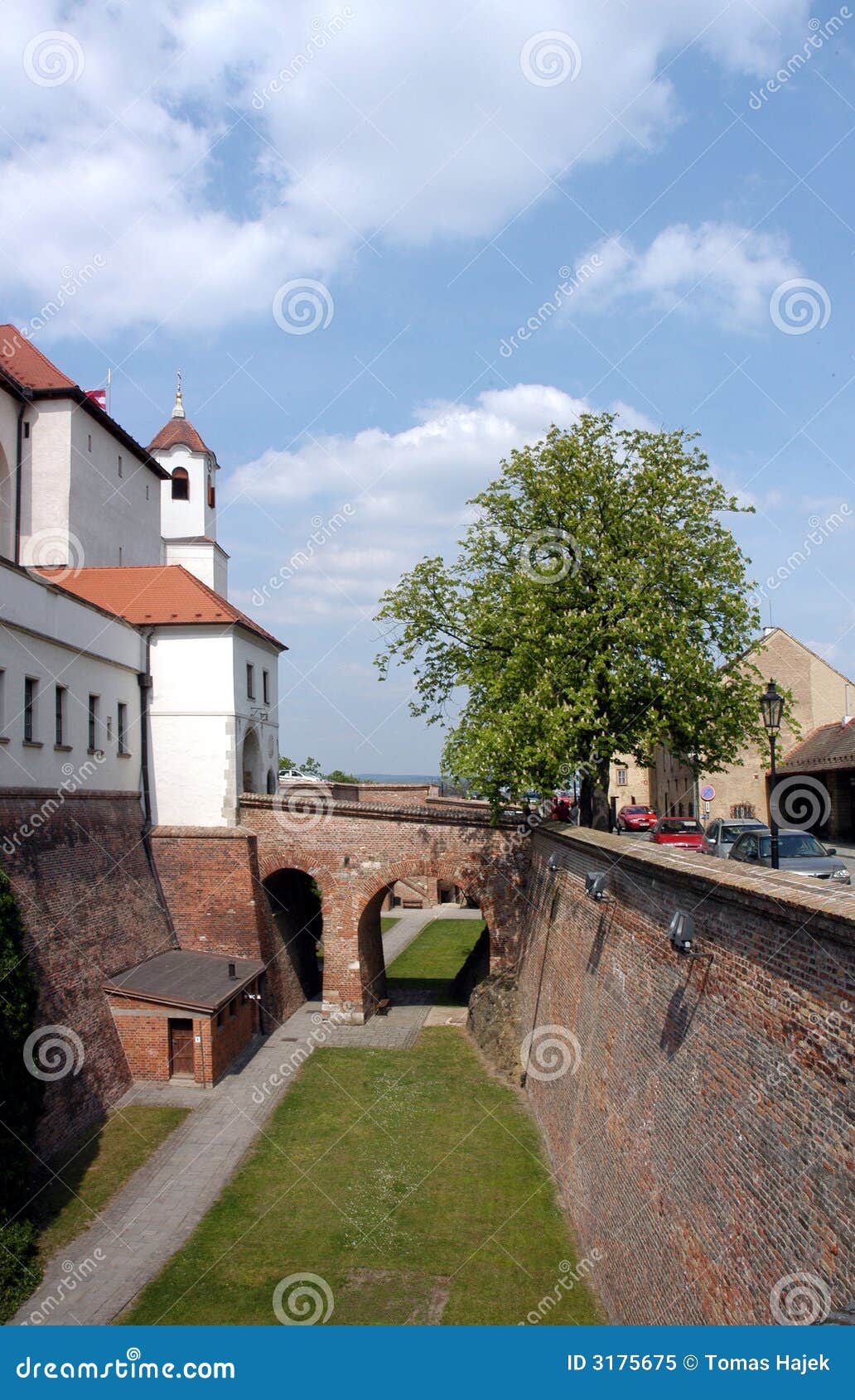 Spilberk Slott Och Vallgrav Fotografering för Bildbyråer - Bild av ...