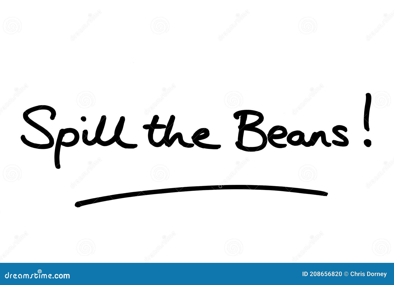 Spill the Beans stock illustration. Illustration of secret - 208656820
