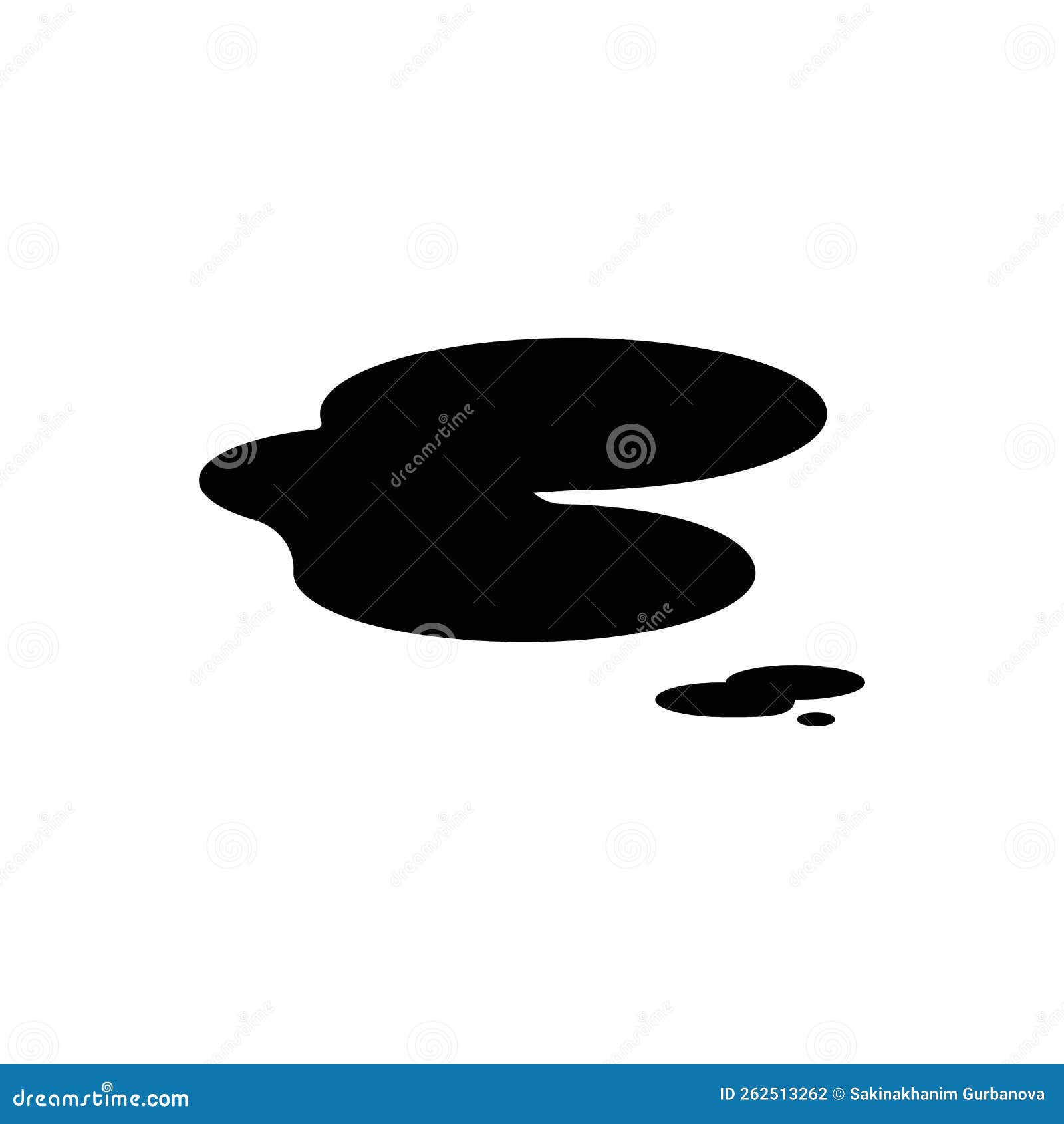 Spill icon, illustration stock illustration. Illustration of flow ...