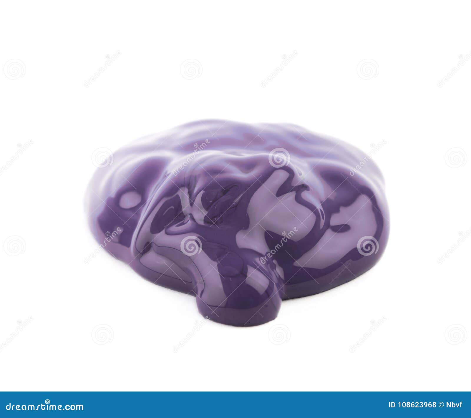 Spill of Paint Dye Isolated Stock Photo - Image of graphic, blot: 108623968