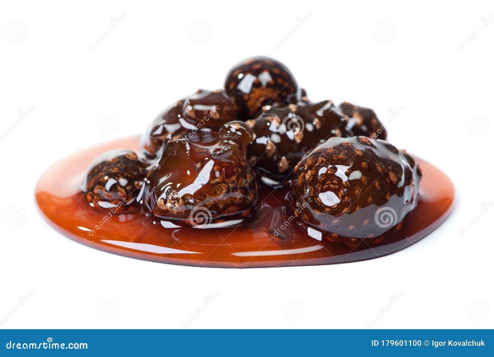 Spill of pine cone jam stock photo. Image of puddle - 179601100