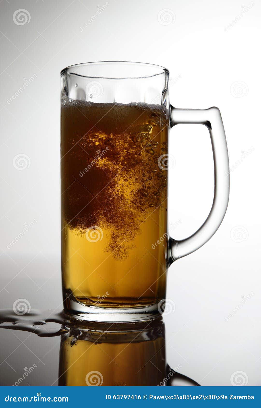 Spilled beer stock photo. Image of goblet, background - 63797416