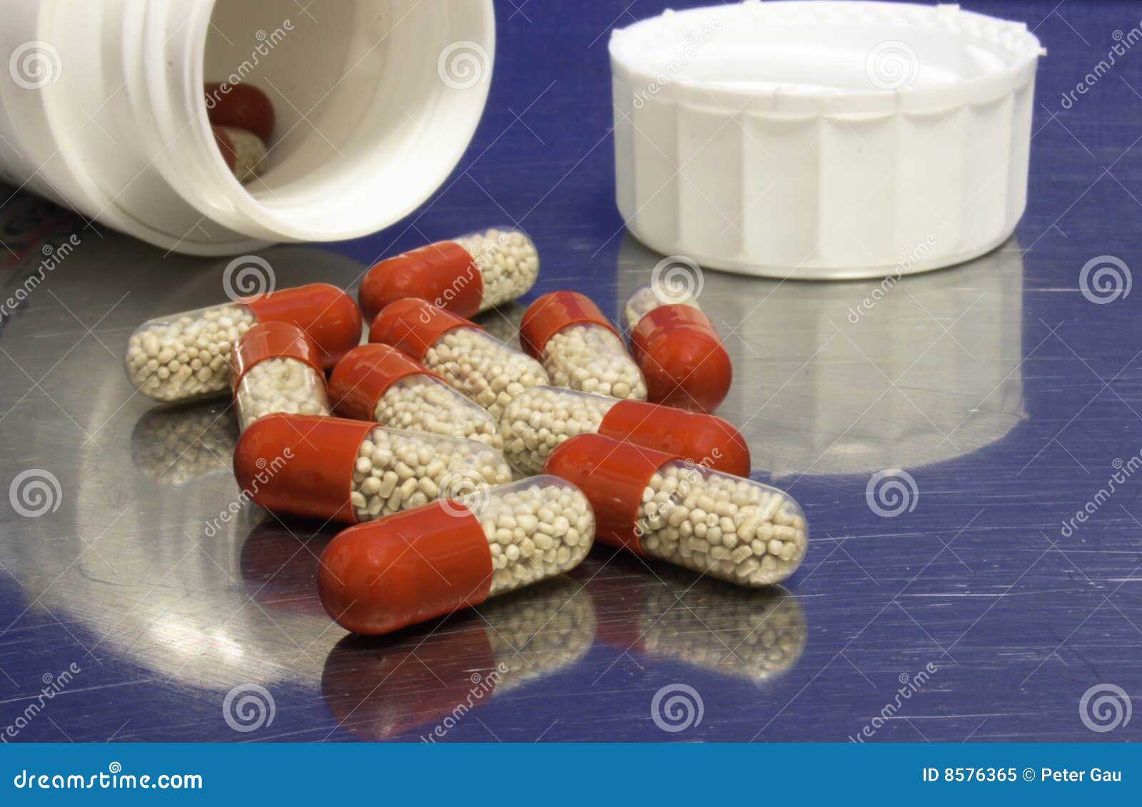 Spilled Capsules From Prescription Bottle Stock Photo | CartoonDealer ...