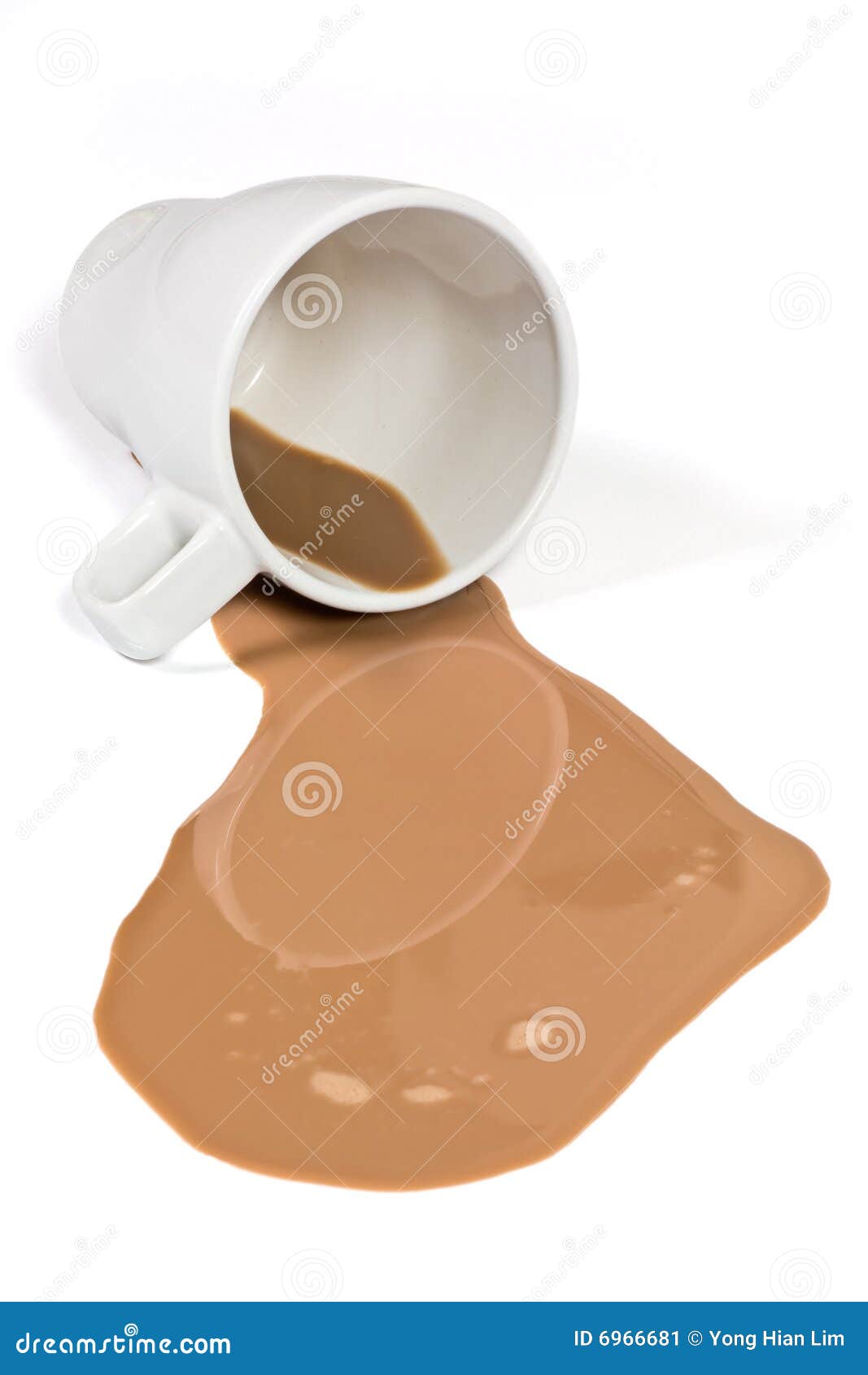 Spilled chocolate milk stock image. Image of beverage - 6966681