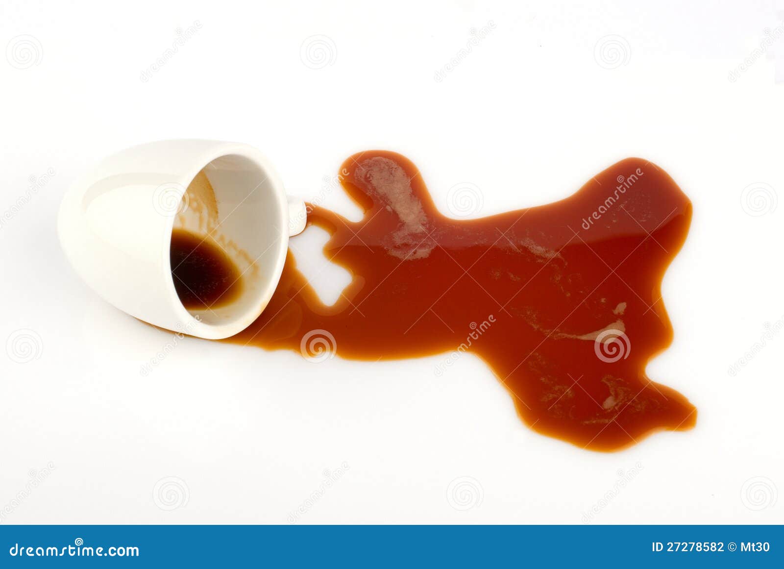 Spilled coffee stock photo. Image of oops, cafe, decaf - 27278582