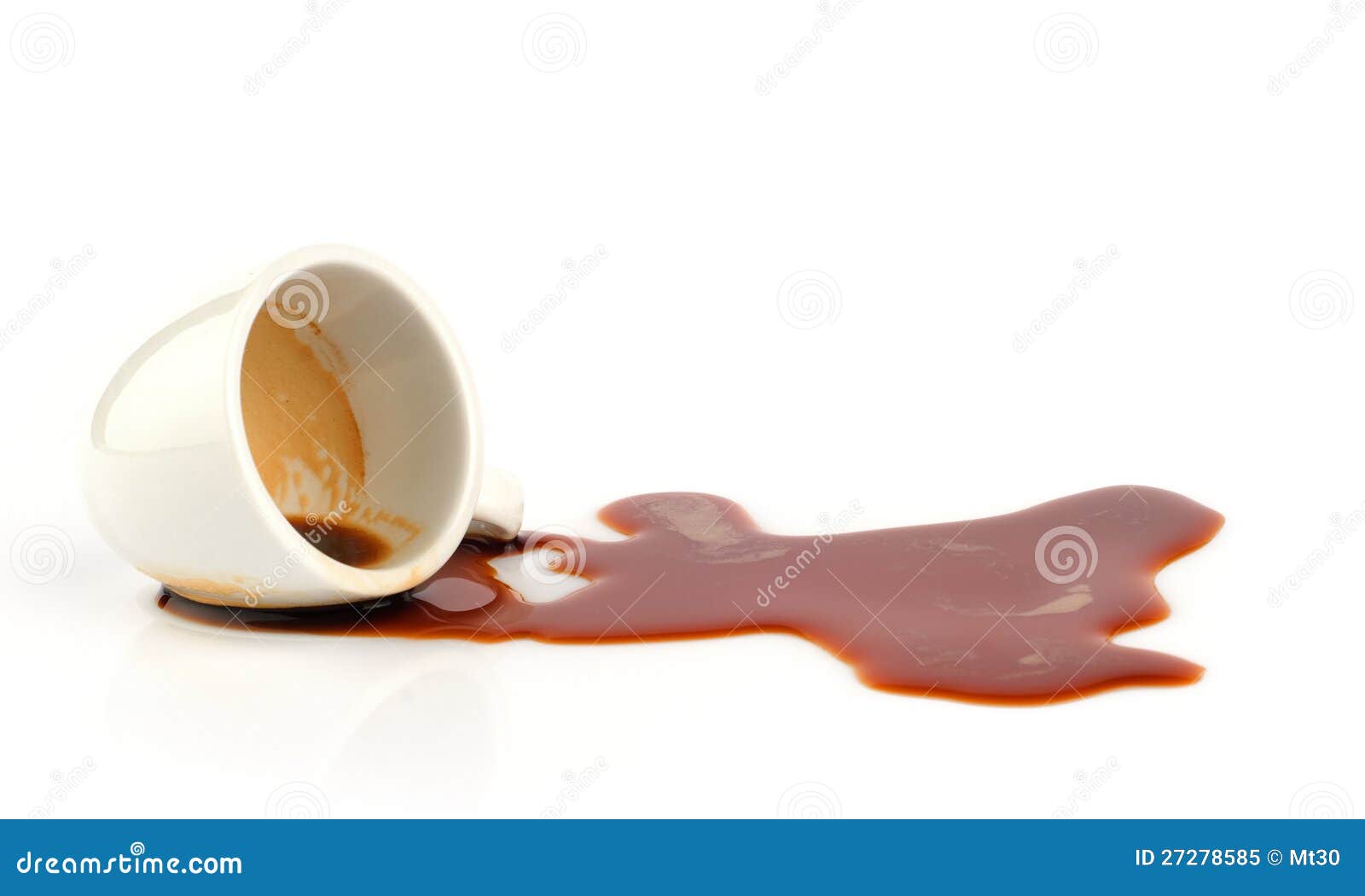 Spilled coffee stock image. Image of breakfast, accident - 27278585
