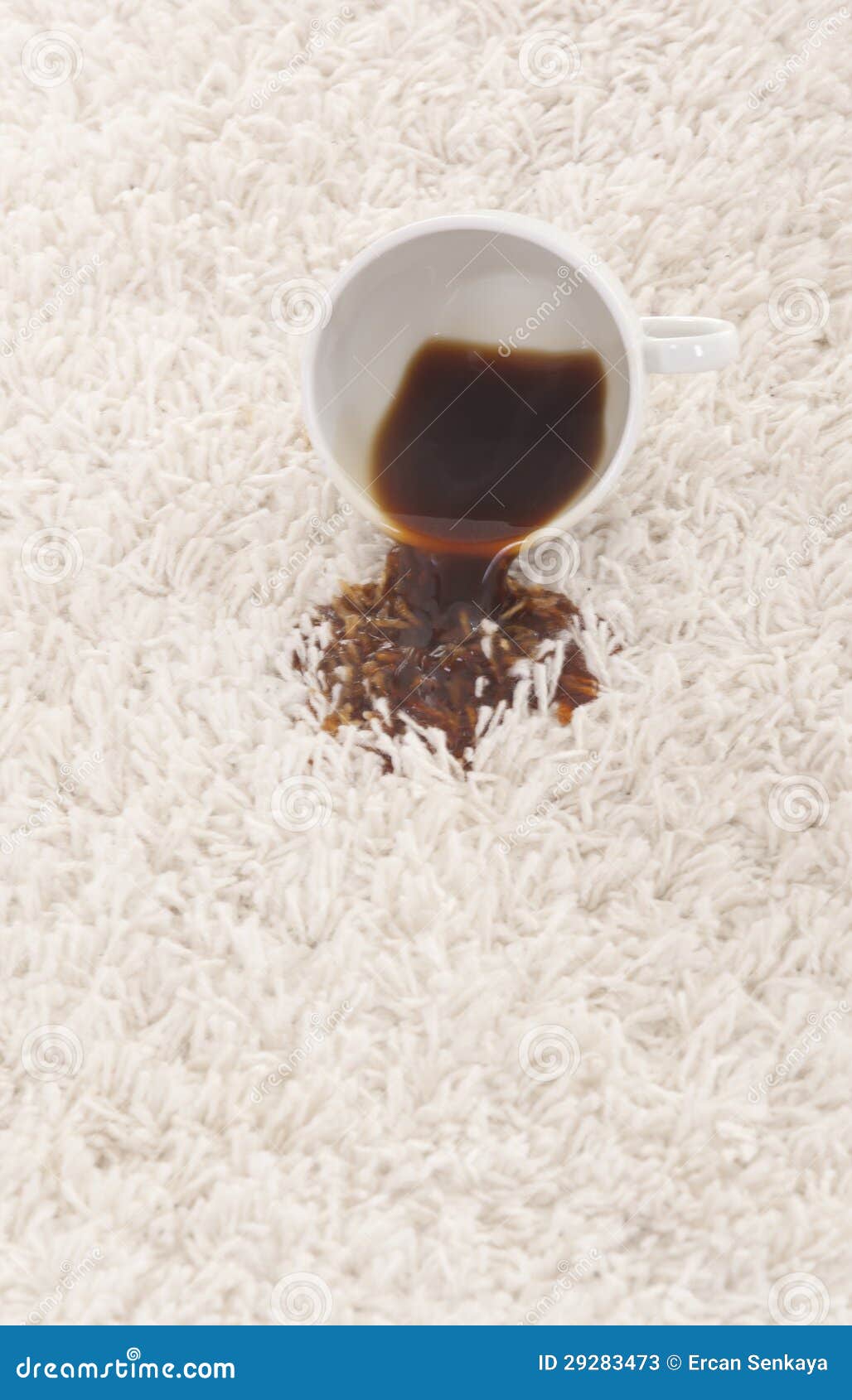 Spilled coffee stock image. Image of drink, accident - 29283473