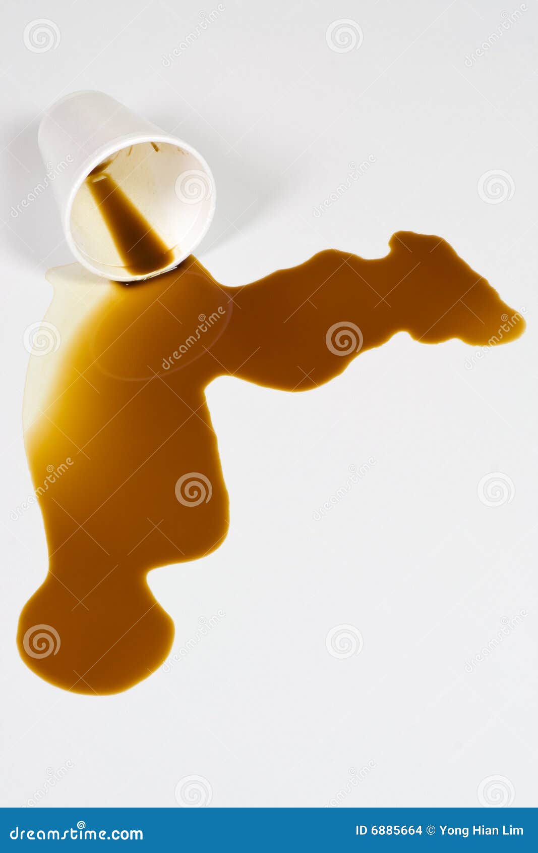 Spilled coffee stock photo. Image of spilled, coffee, puddle - 6885664