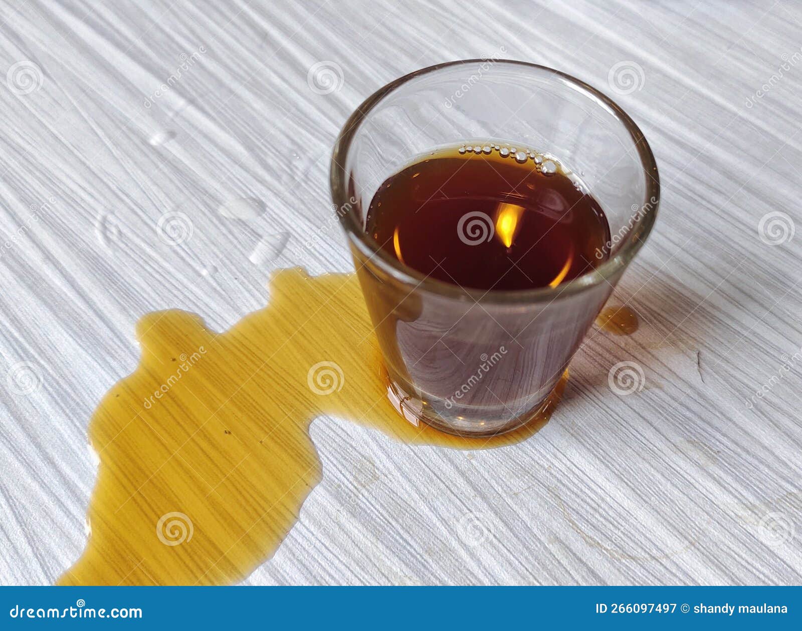 Spilled drink on the table stock image. Image of backgroun - 266097497