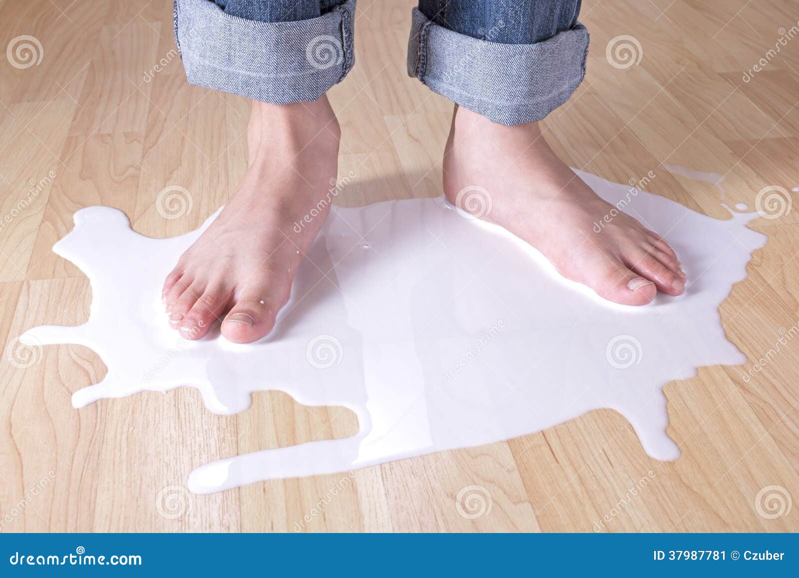 Spilled milk stock image. Image of bare, accident, milk - 37987781