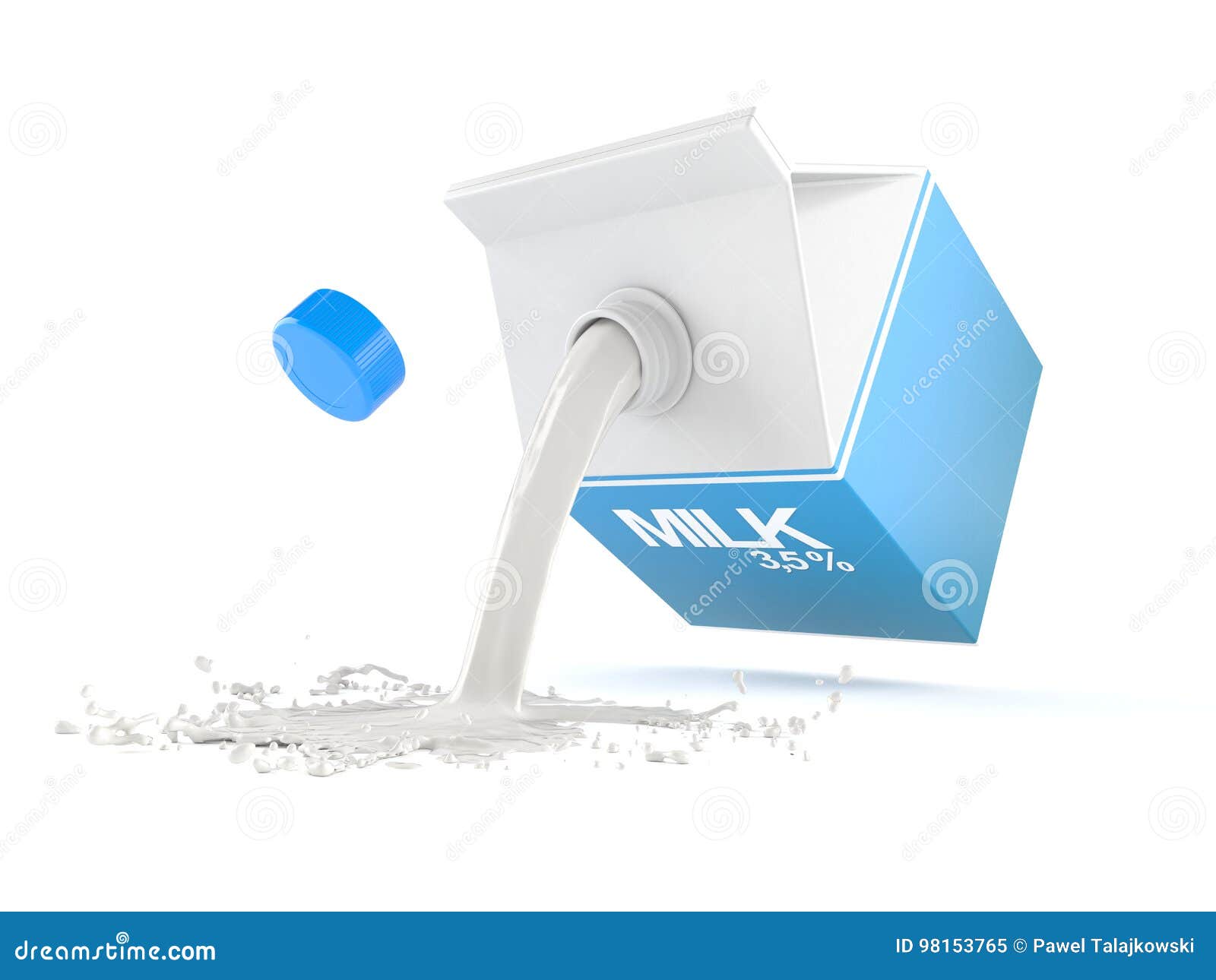 Spilled Milk ! Royalty-Free Stock Photography | CartoonDealer.com #6203855