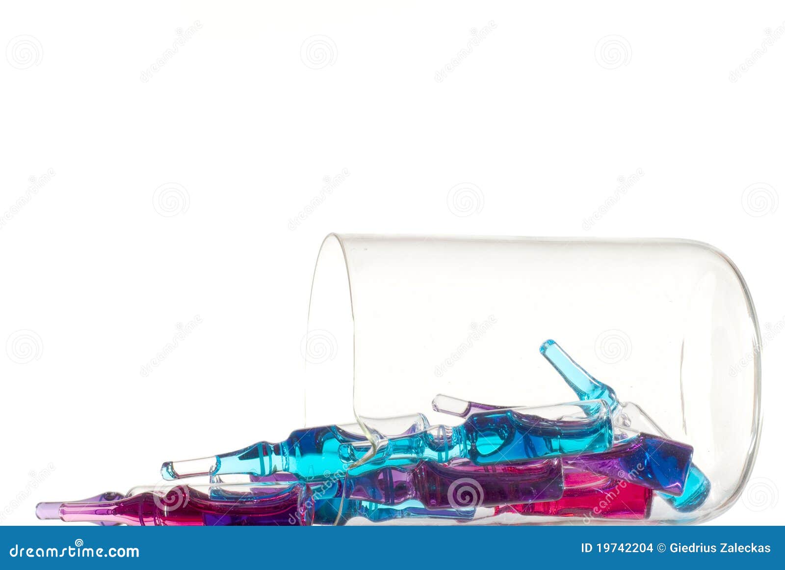 Spilled out ampoules stock photo. Image of pharmacy, laboratory - 19742204