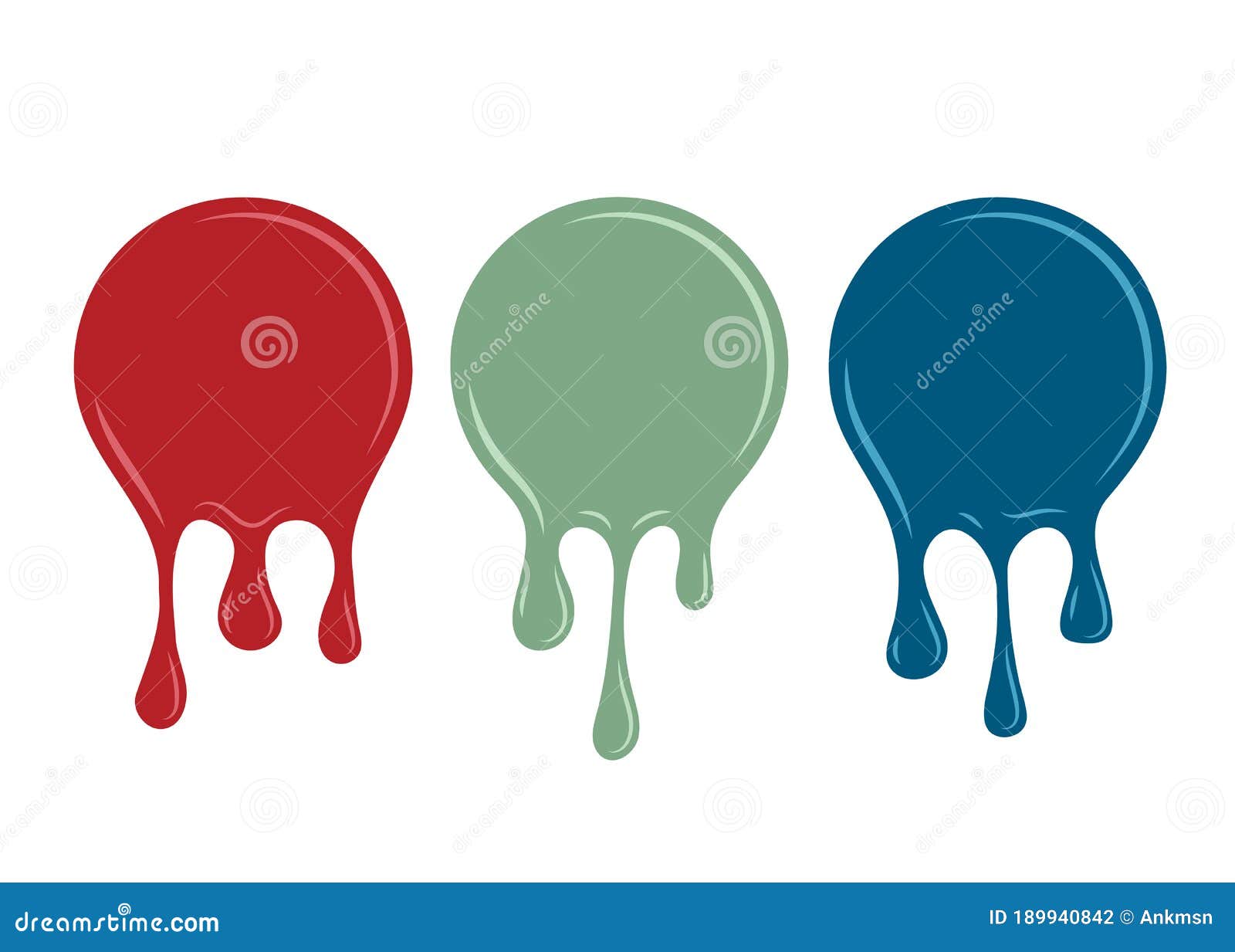 Spilled Paint. Design Element Stock Vector - Illustration of paint ...
