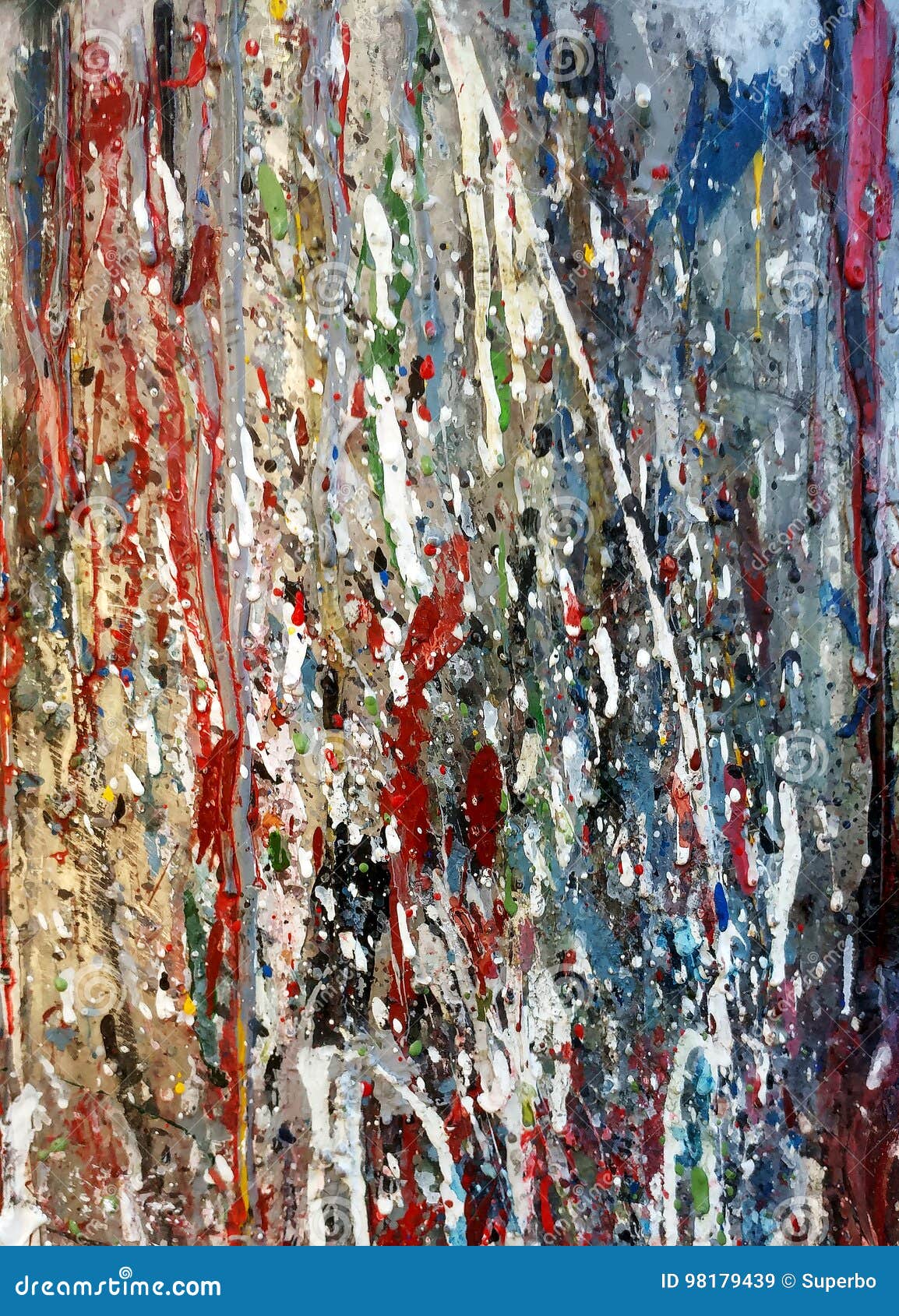 Spilled Paint stock image. Image of drops, spilled, vivid - 98179439