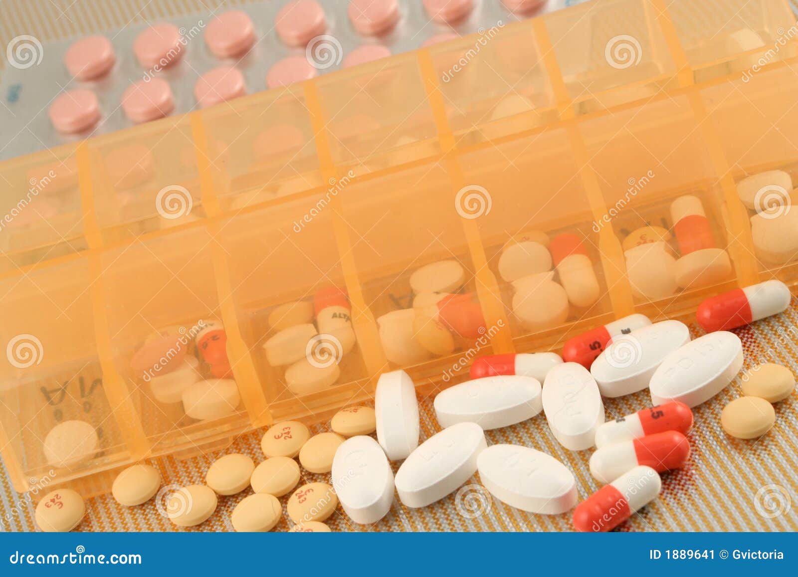 Spilled pills stock image. Image of pills, drugs, remedies - 1889641