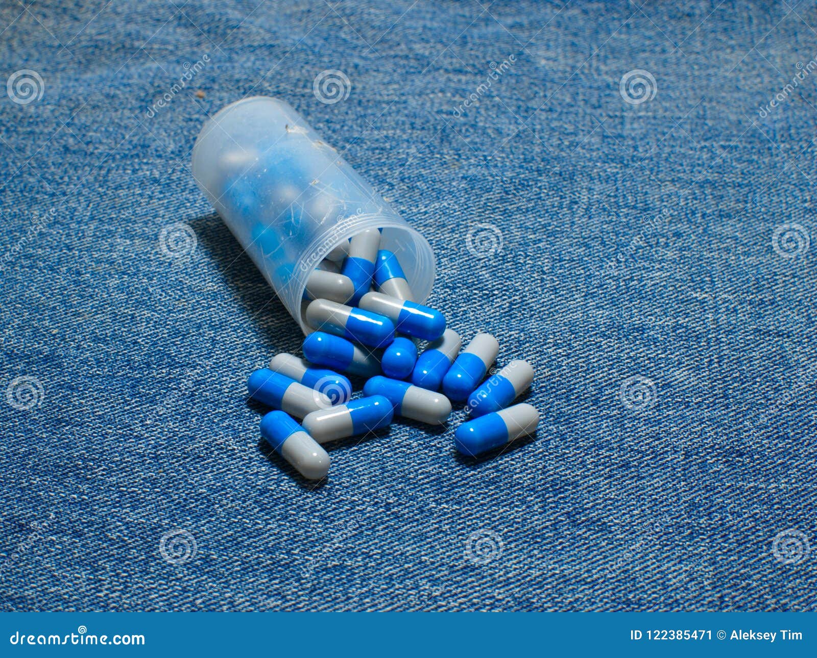 Spilled pills on the table stock image. Image of health - 122385471