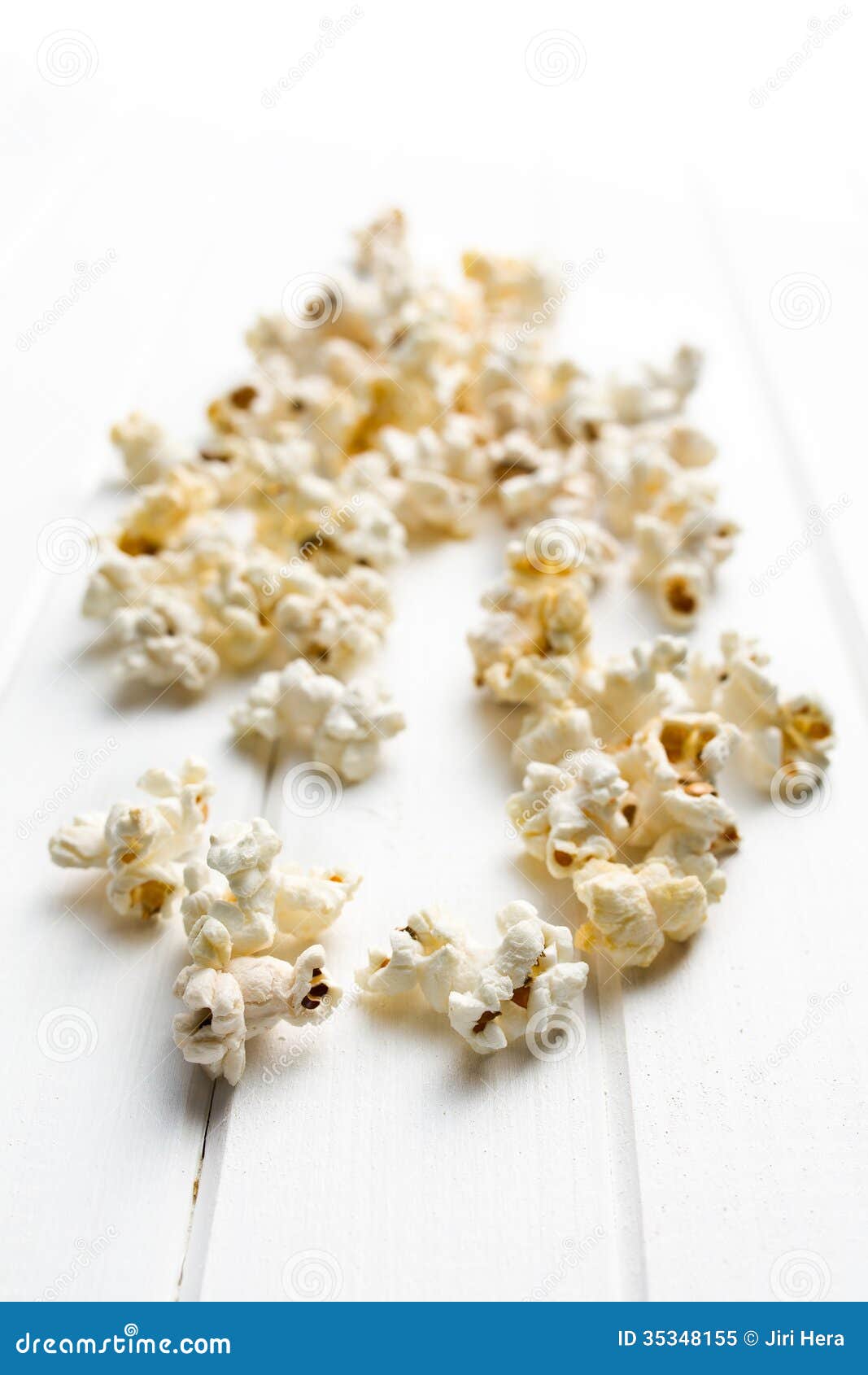 Spilled Popcorn On A Red Background, Cinema, Movies And Entertai Stock ...