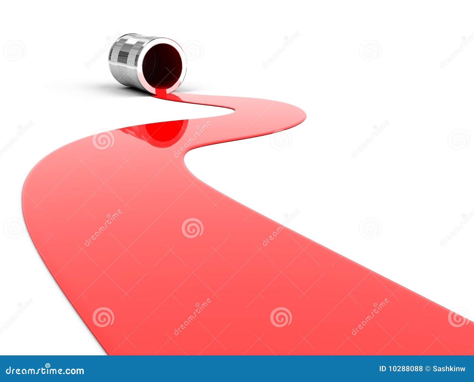 Spilled red paint stock illustration. Illustration of material - 10288088