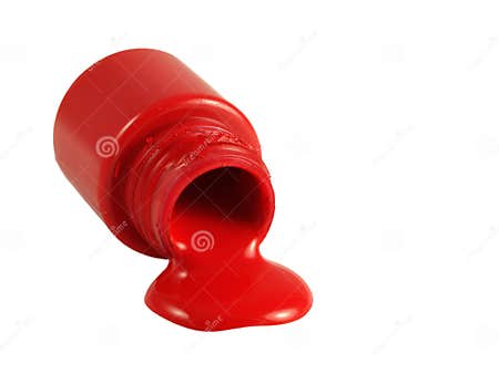 Spilled red paint stock photo. Image of crimson, isolation - 2734862