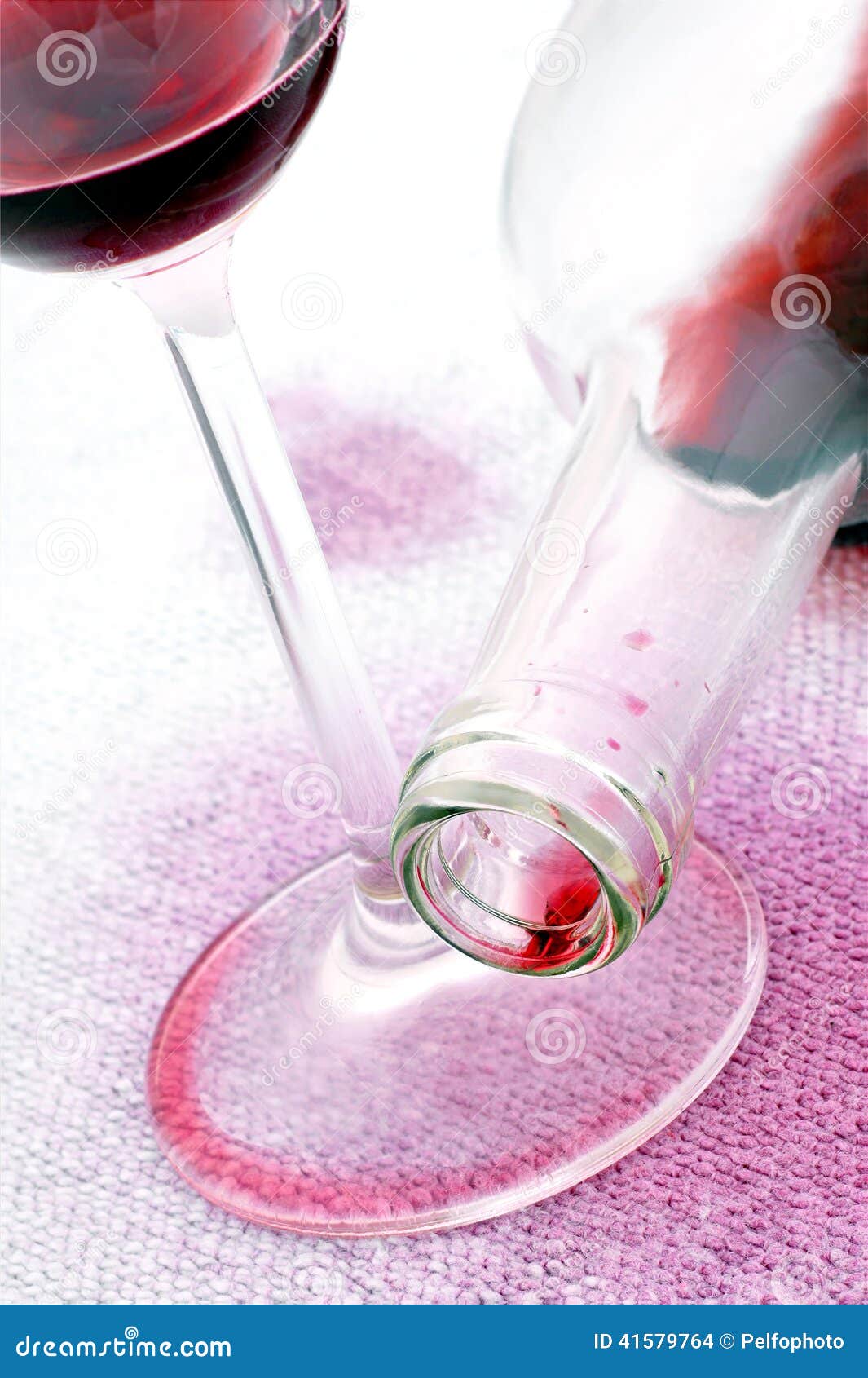 Spilled red wine. stock photo. Image of beverages, beverage - 41579764
