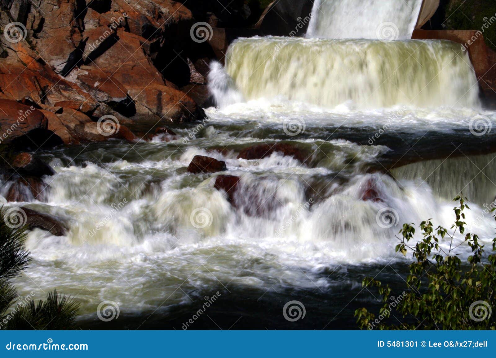 Spillway 2 stock image. Image of roar, spillway, cascade - 5481301