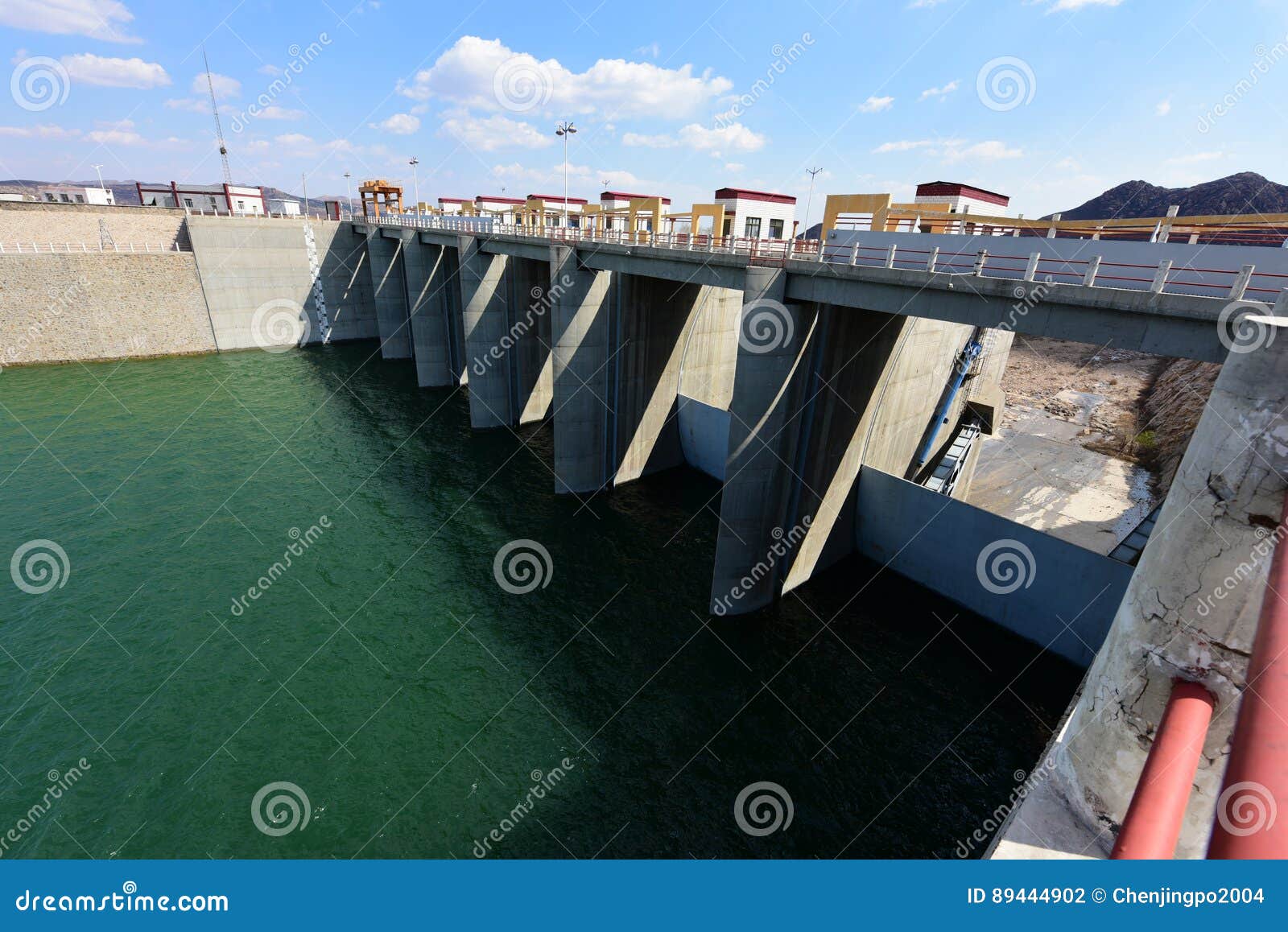 Spillway and sluice stock photo. Image of lock, artificial - 89444902