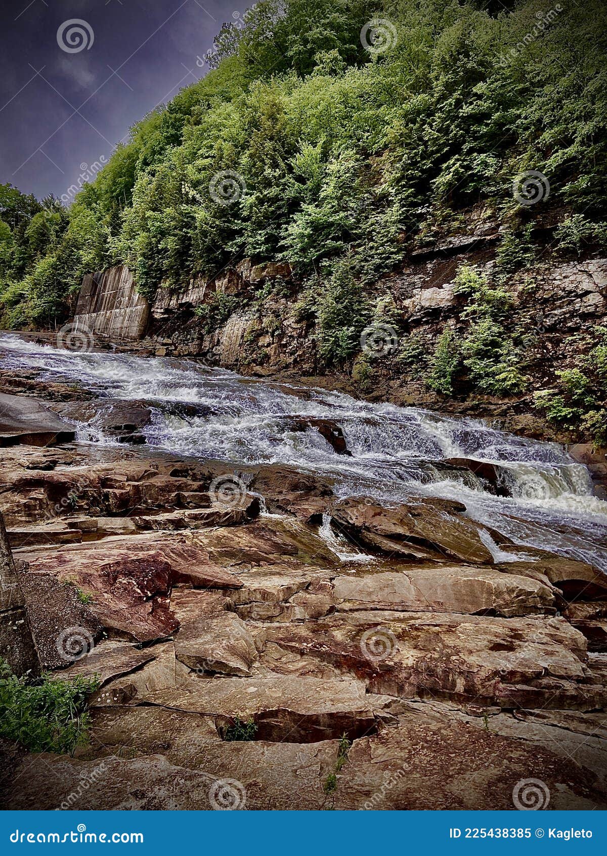 Spillway stock image. Image of state, watercourse, tree - 225438385