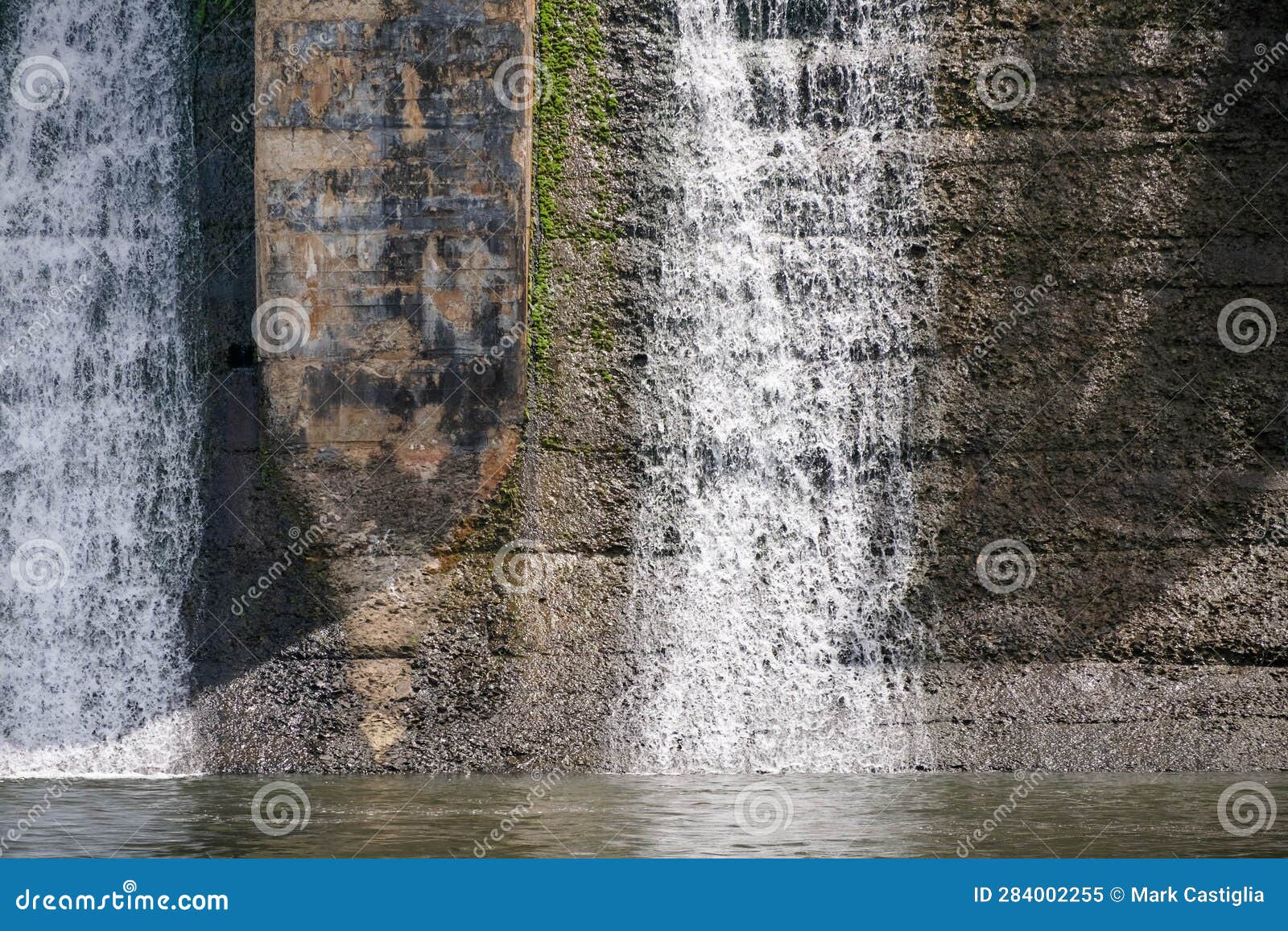 Spillways from Old Hydroelectric Dam Flow Stock Image - Image of nature ...