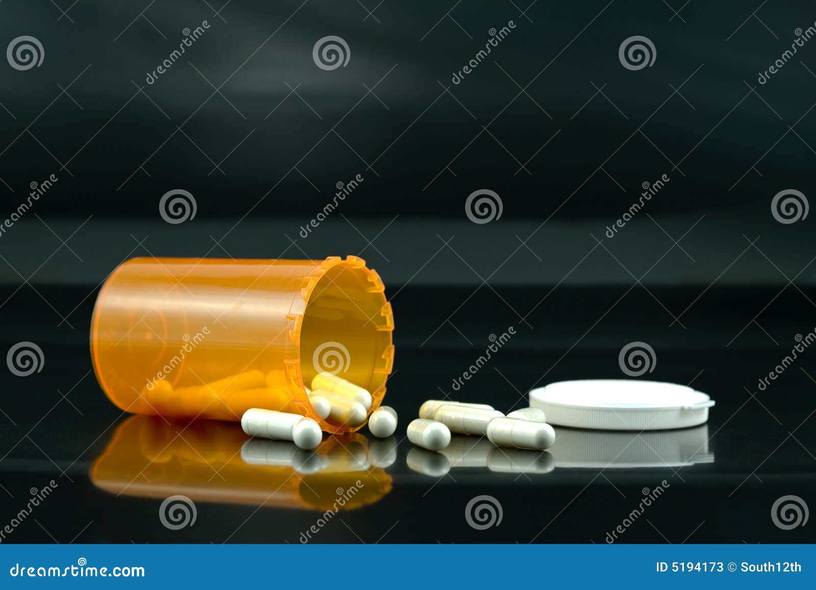 Spilt Pills stock image. Image of black, plastic, cure - 5194173
